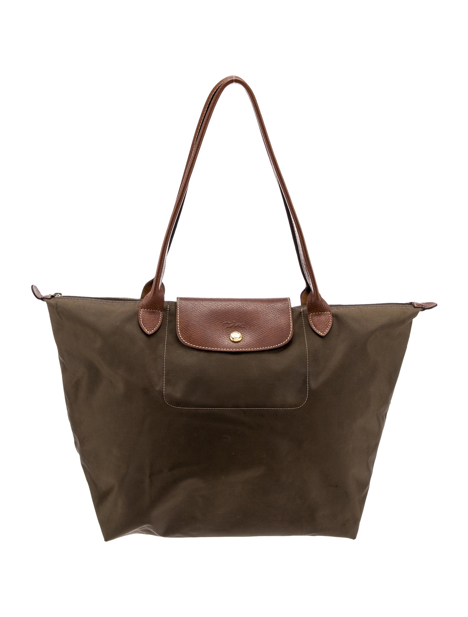 Longchamp Le Pliage Shopping Tote - Green Totes, Handbags - WL871787 ...