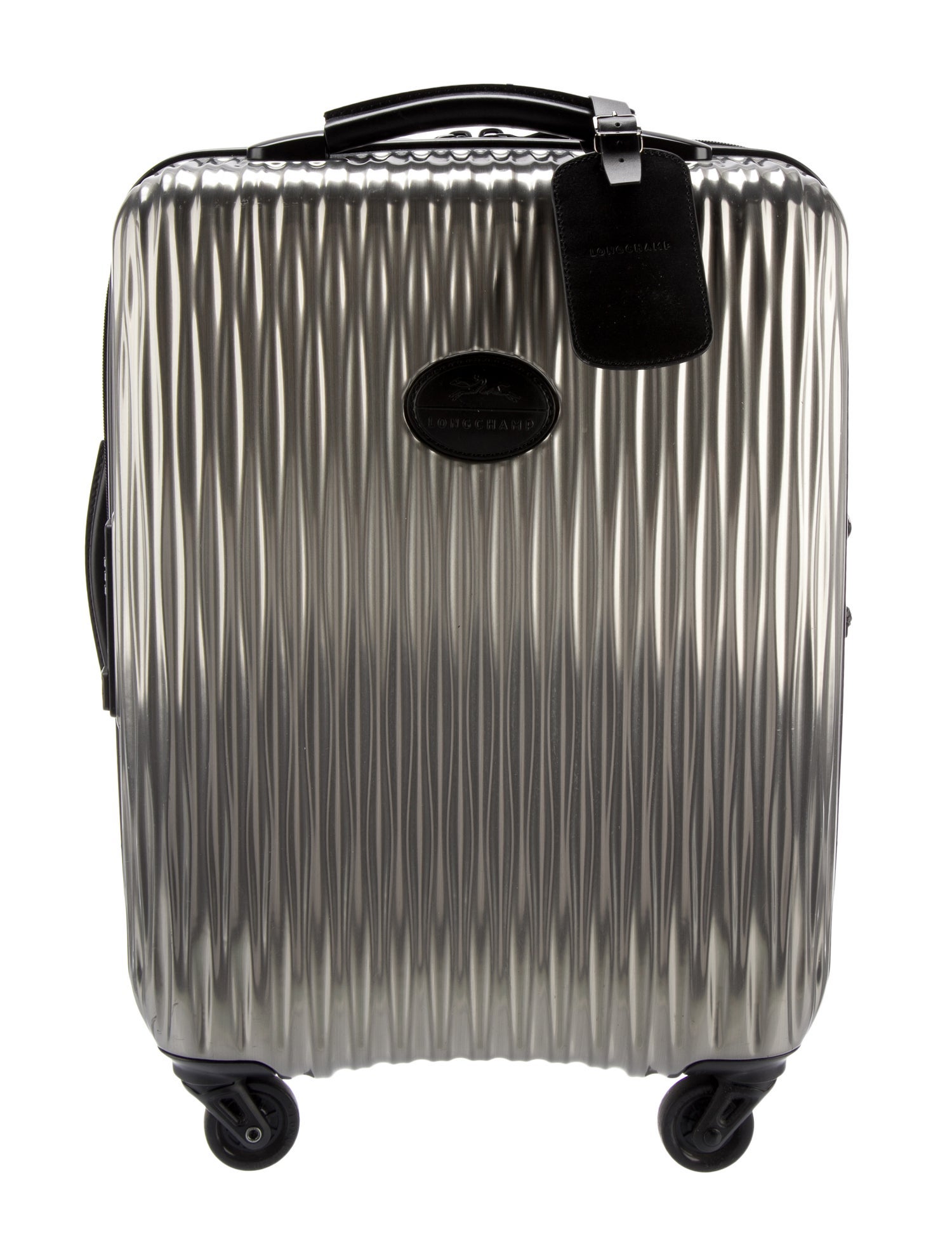Longchamp Hardshell Rolling Suitcase - Silver Luggage and Travel ...
