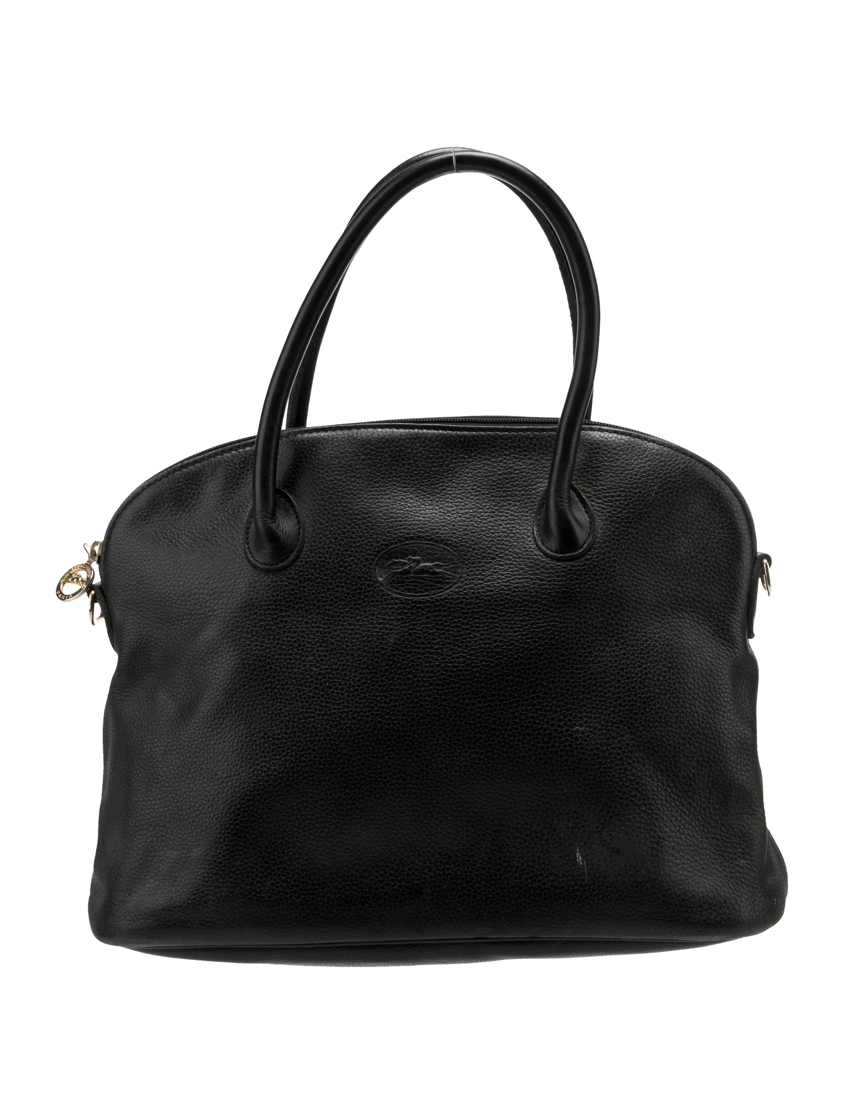 Longchamp Leather Handle Bag - Black Handle Bags, Handbags - WL871950 ...