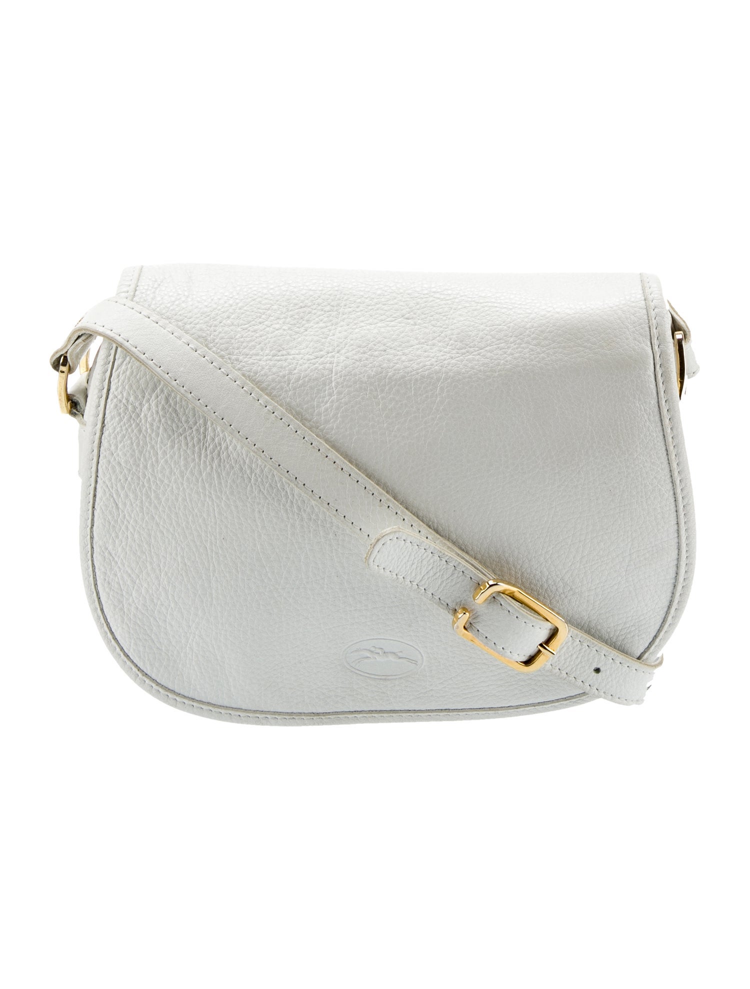 Longchamp Leather Crossbody Bag - White Crossbody Bags, Handbags ...