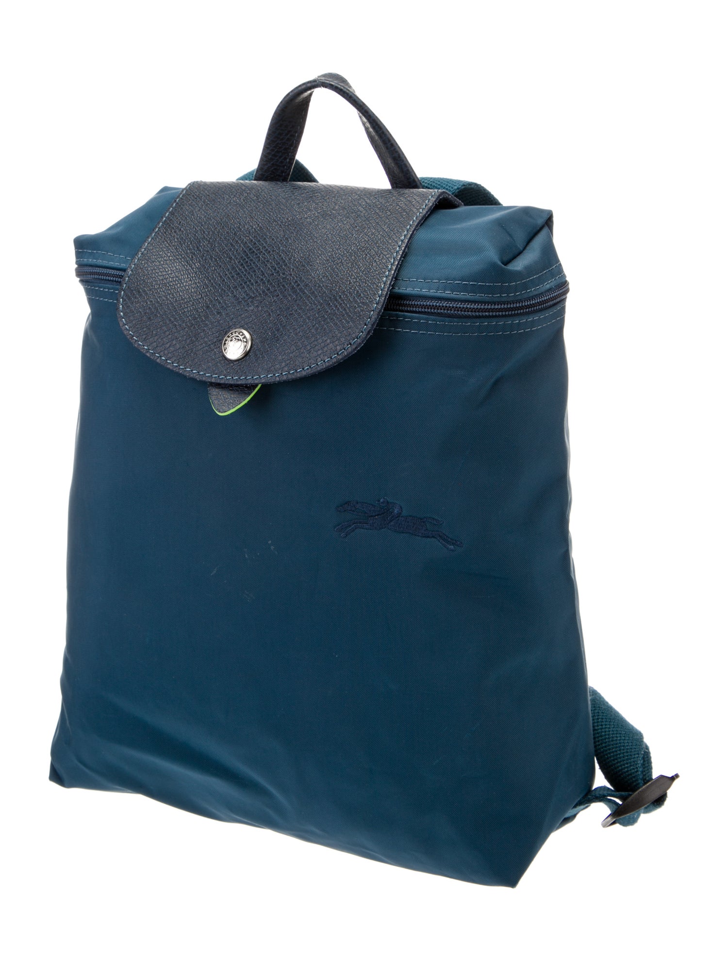 Longchamp Nylon "Sac A Dos" Backpack - Blue Backpacks, Handbags ...