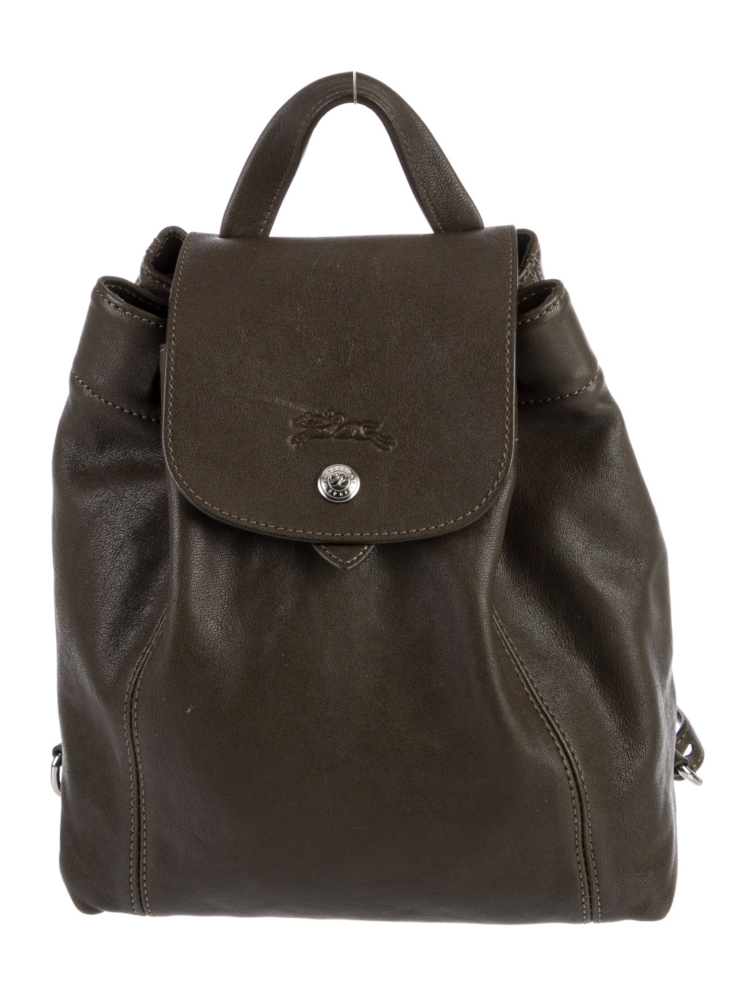 Longchamp Leather Backpack - Black Backpacks, Handbags - WL872835 | The ...