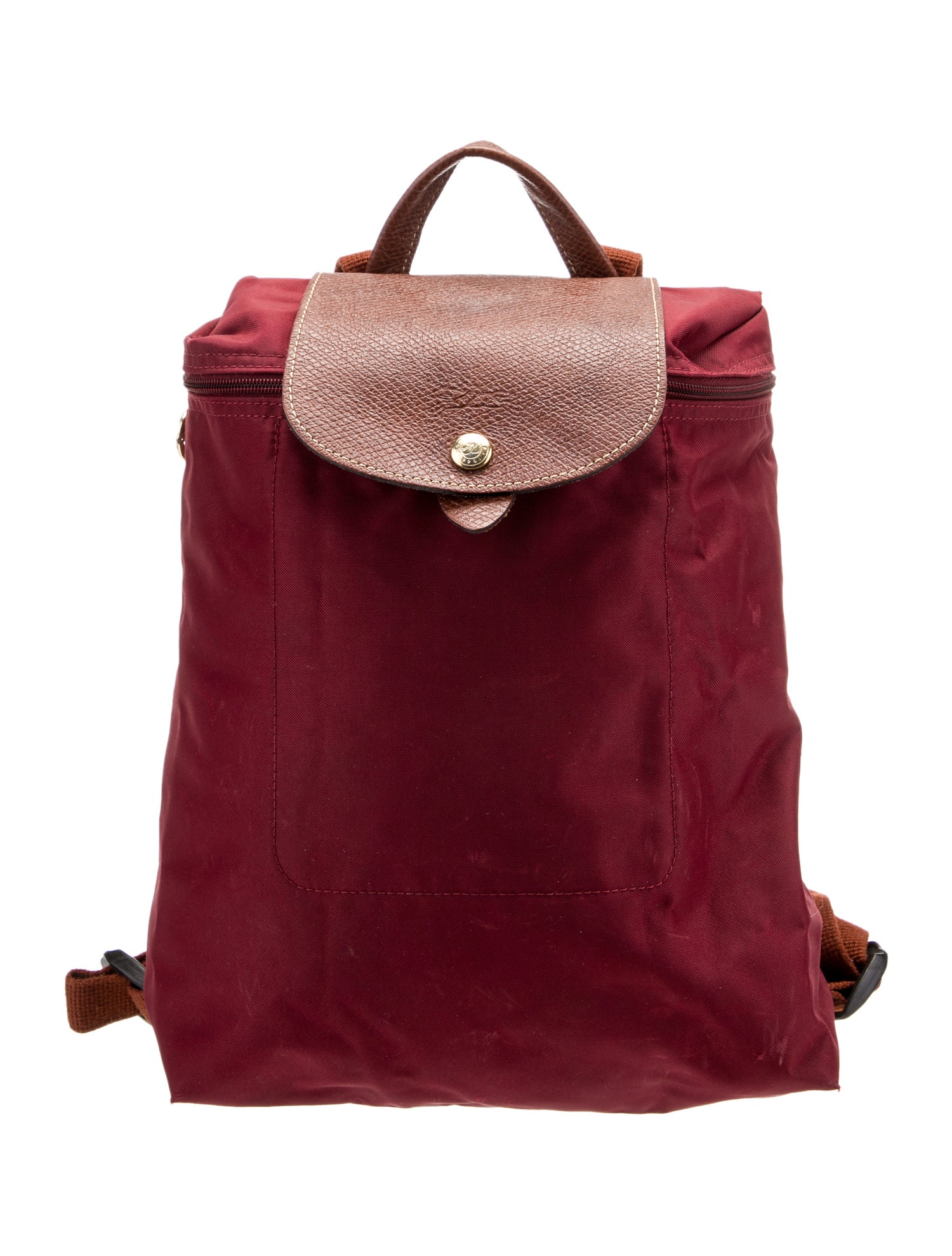 Longchamp Solid Nylon Backpack - Red Backpacks, Handbags - WL873626 ...