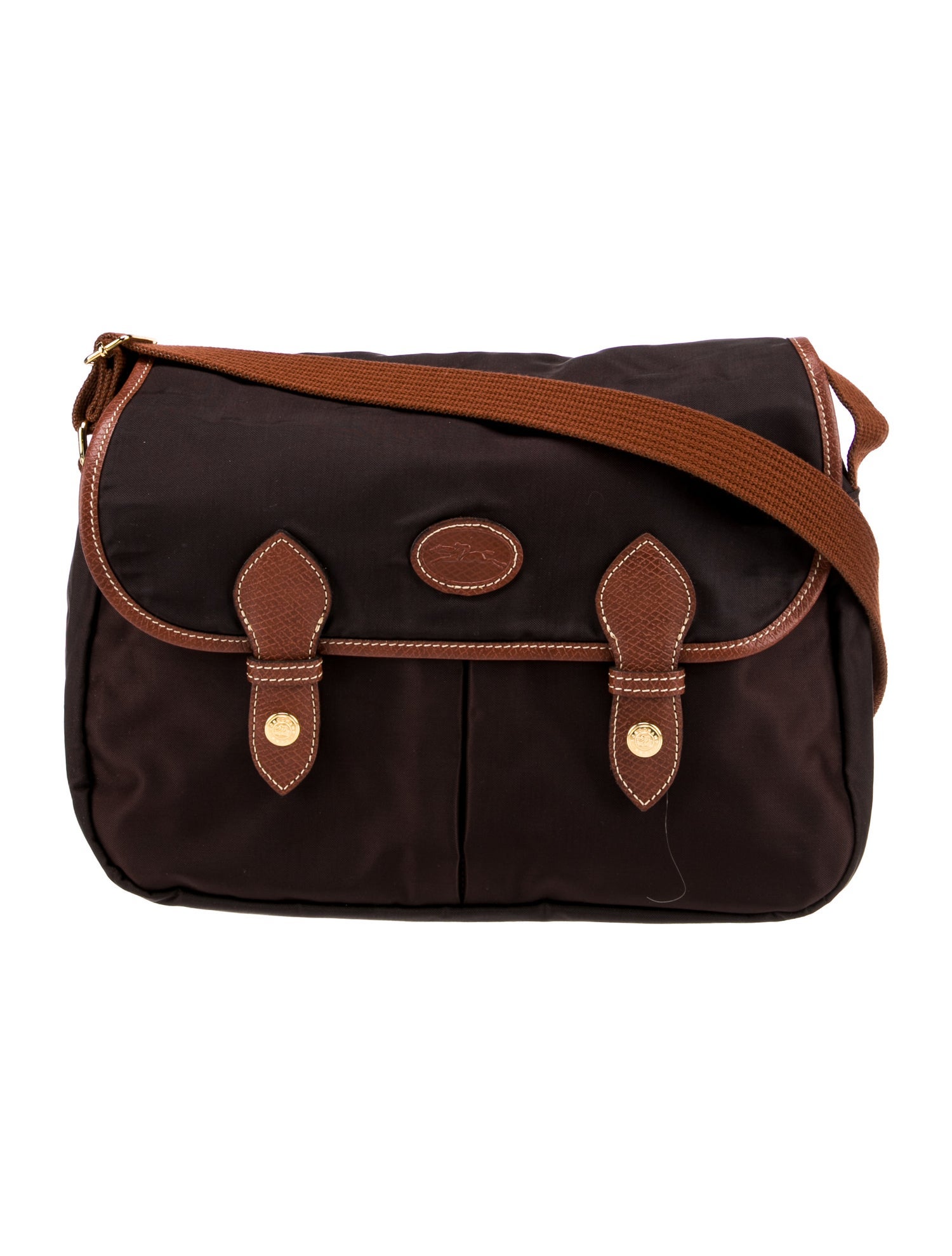 Longchamp Nylon Crossbody Bag - Brown Crossbody Bags, Handbags ...