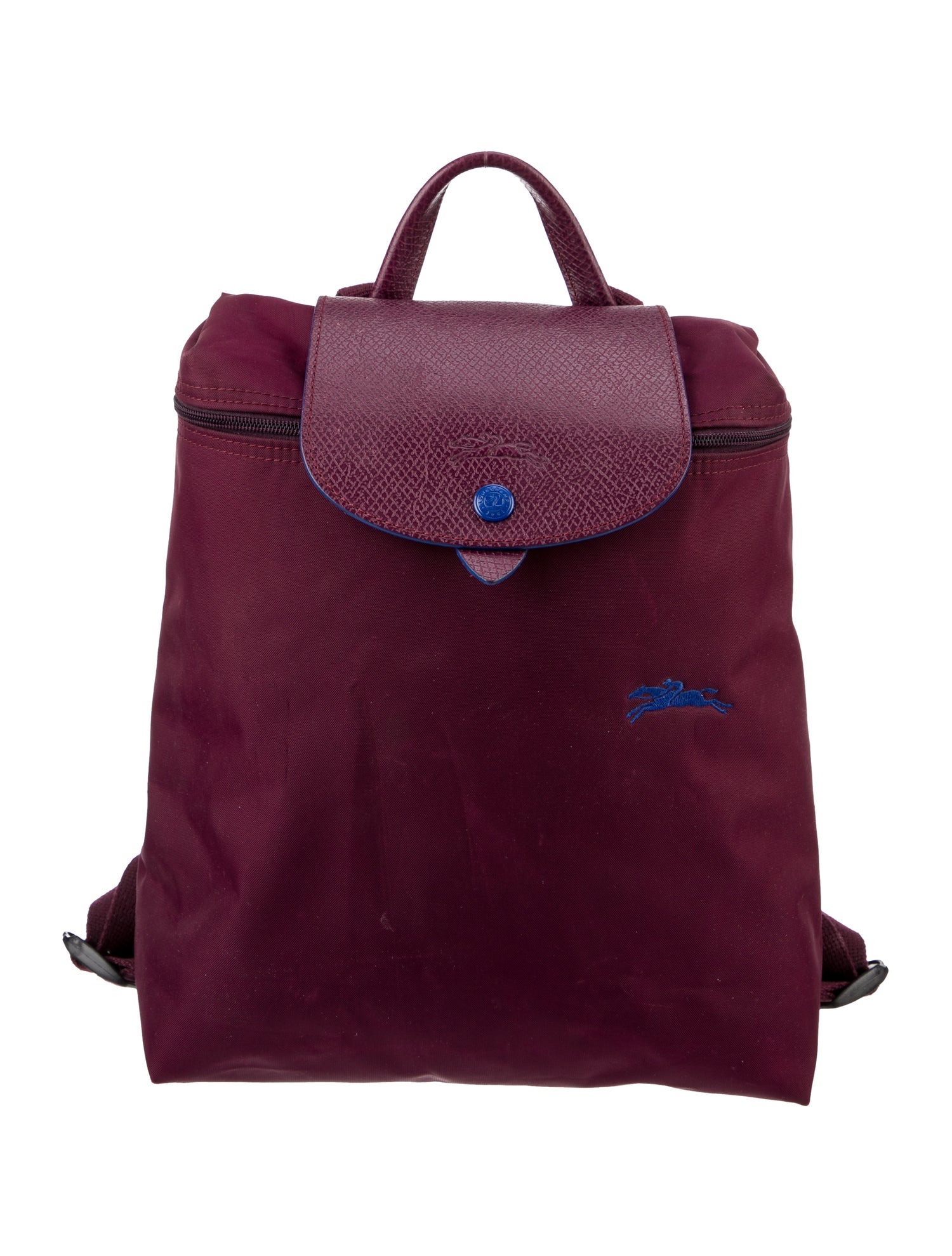 Longchamp Le Pliage Sac A Dos Backpack - Burgundy Backpacks, Handbags - WL874344 | The RealReal