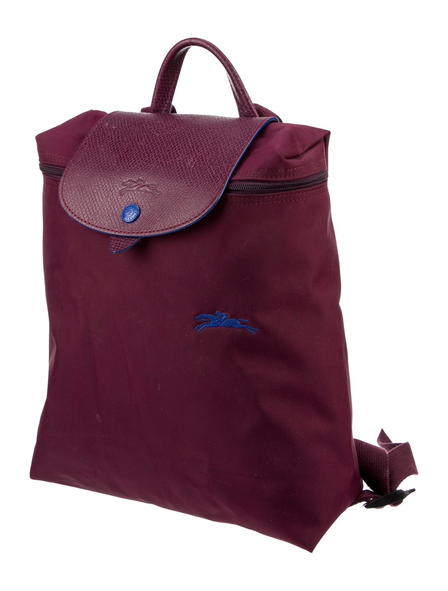 Longchamp Le Pliage Sac A Dos Backpack - Burgundy Backpacks, Handbags - WL871273 | The RealReal