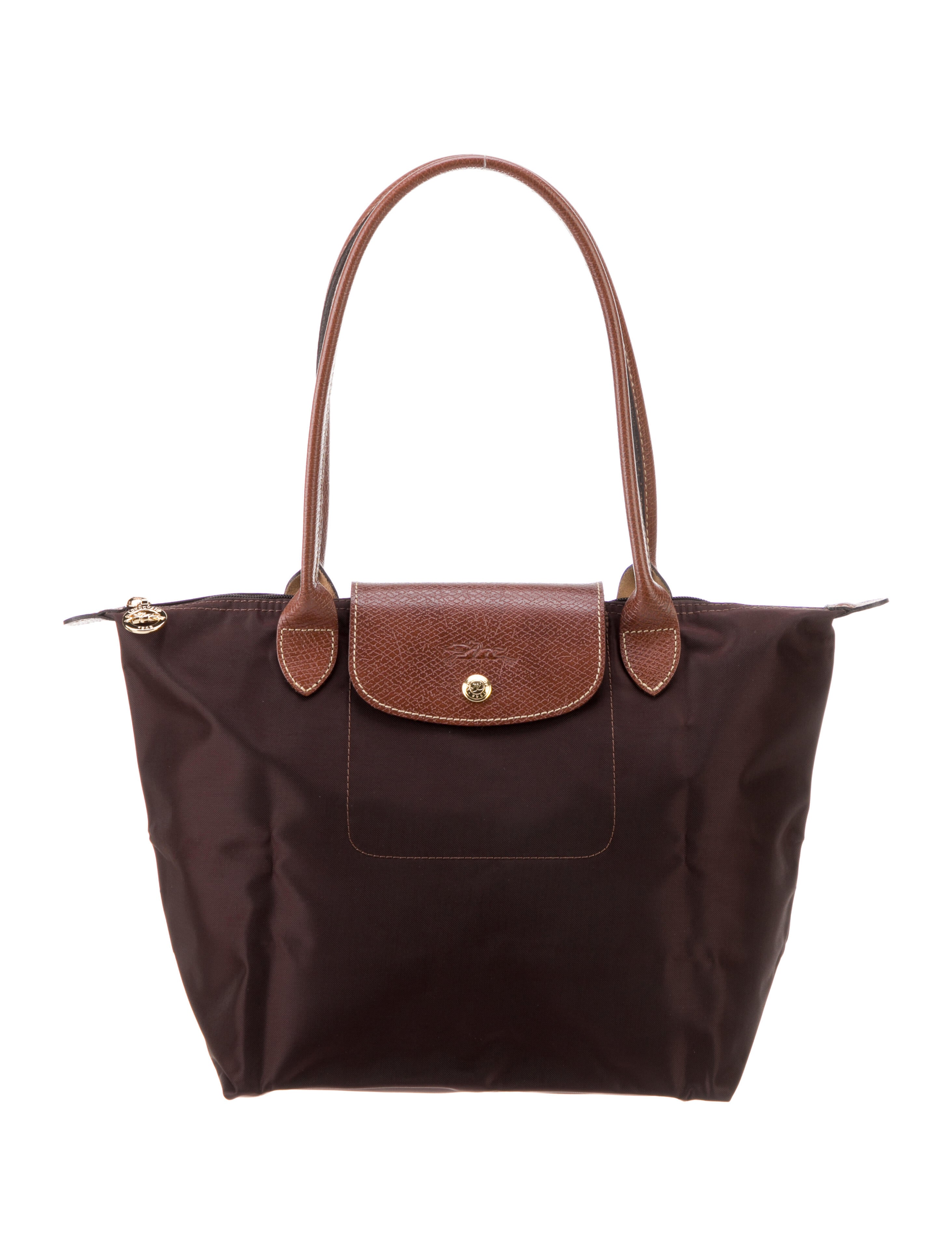 Longchamp Solid Nylon Shoulder Bag - Brown Shoulder Bags, Handbags ...
