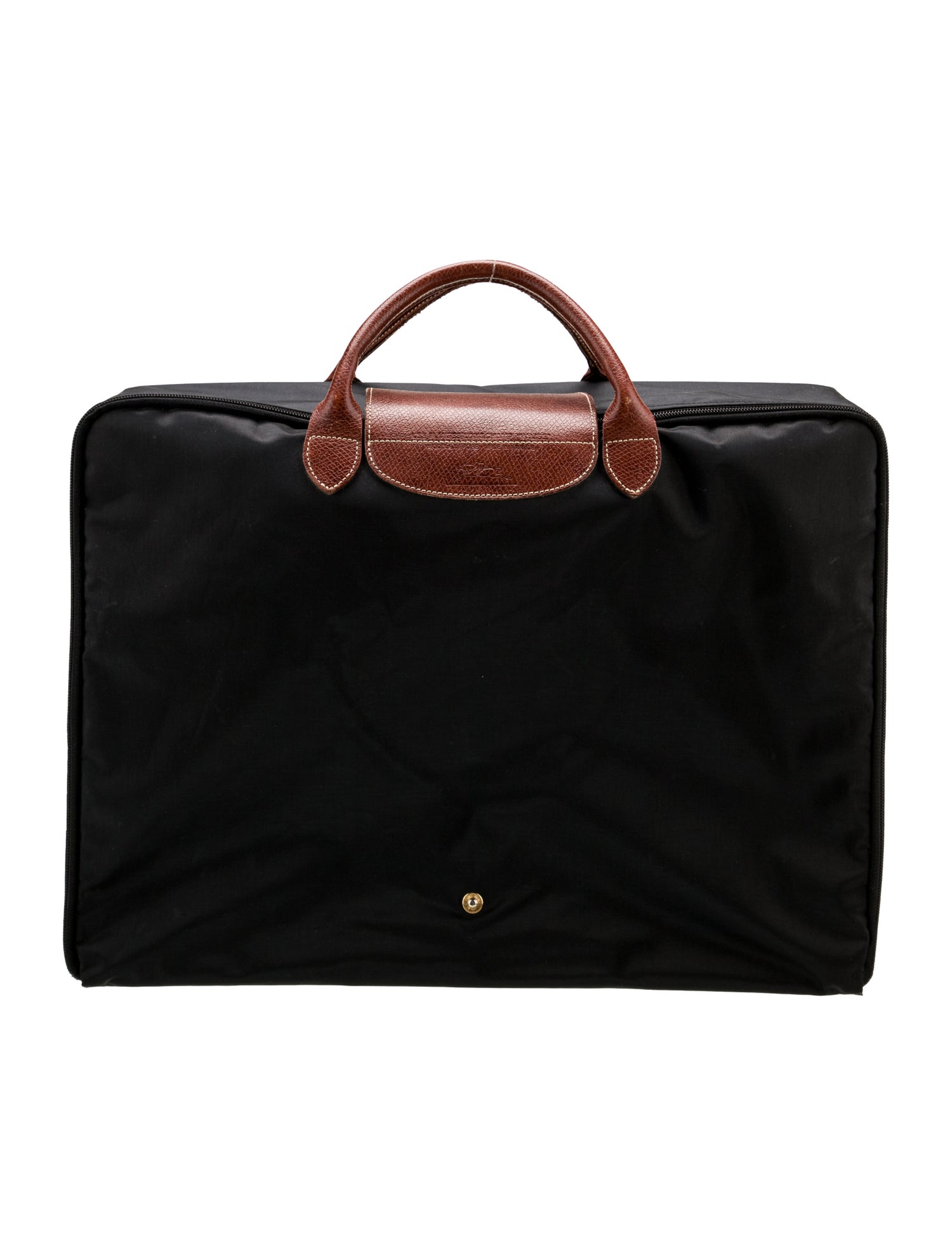 Longchamp Le Pliage "Valise" Travel Bag - Black Luggage and Travel ...