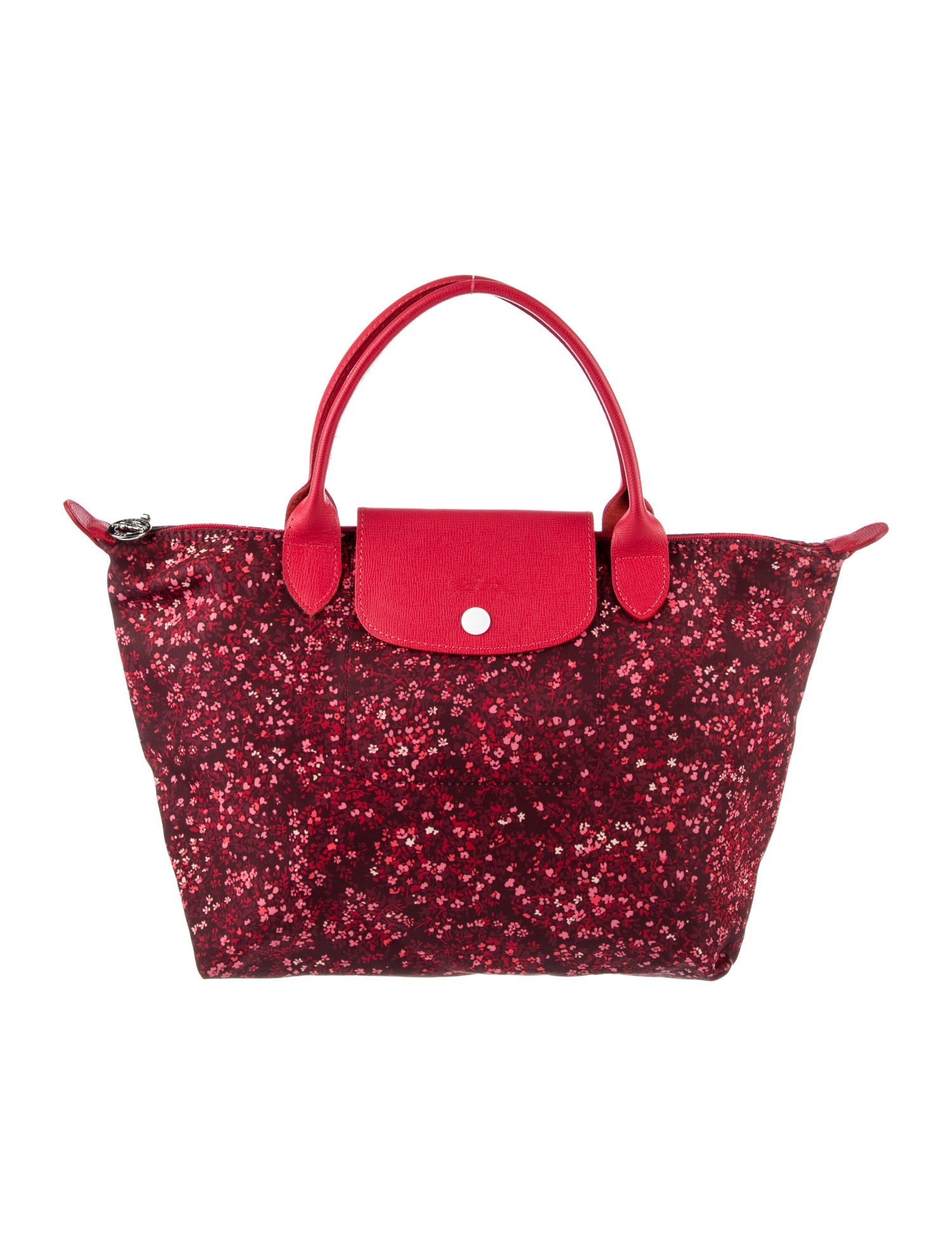 Longchamp Les Pliages Tote - Red Handle Bags, Handbags - WL872872 | The ...