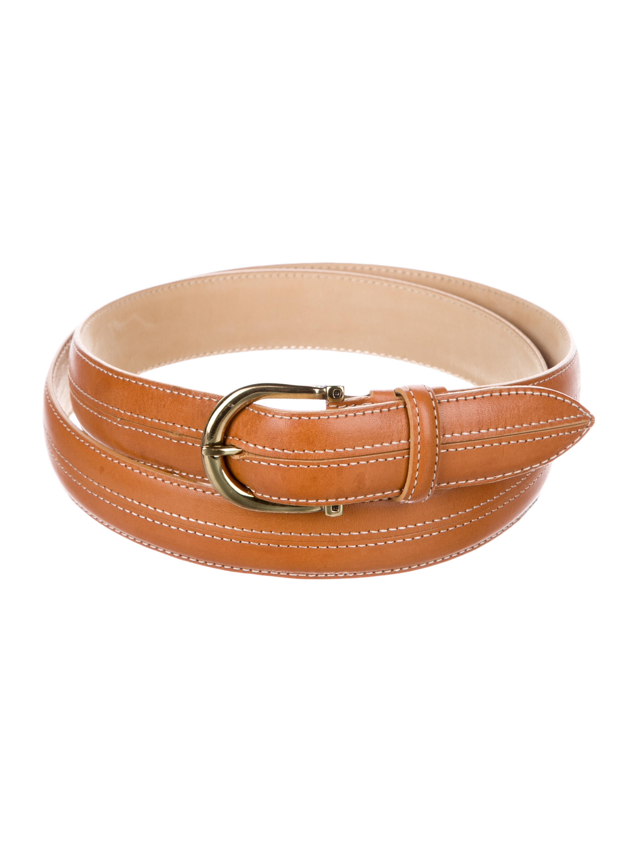 Longchamp Leather Belt - Brown Belts, Accessories - WL875052 | The RealReal