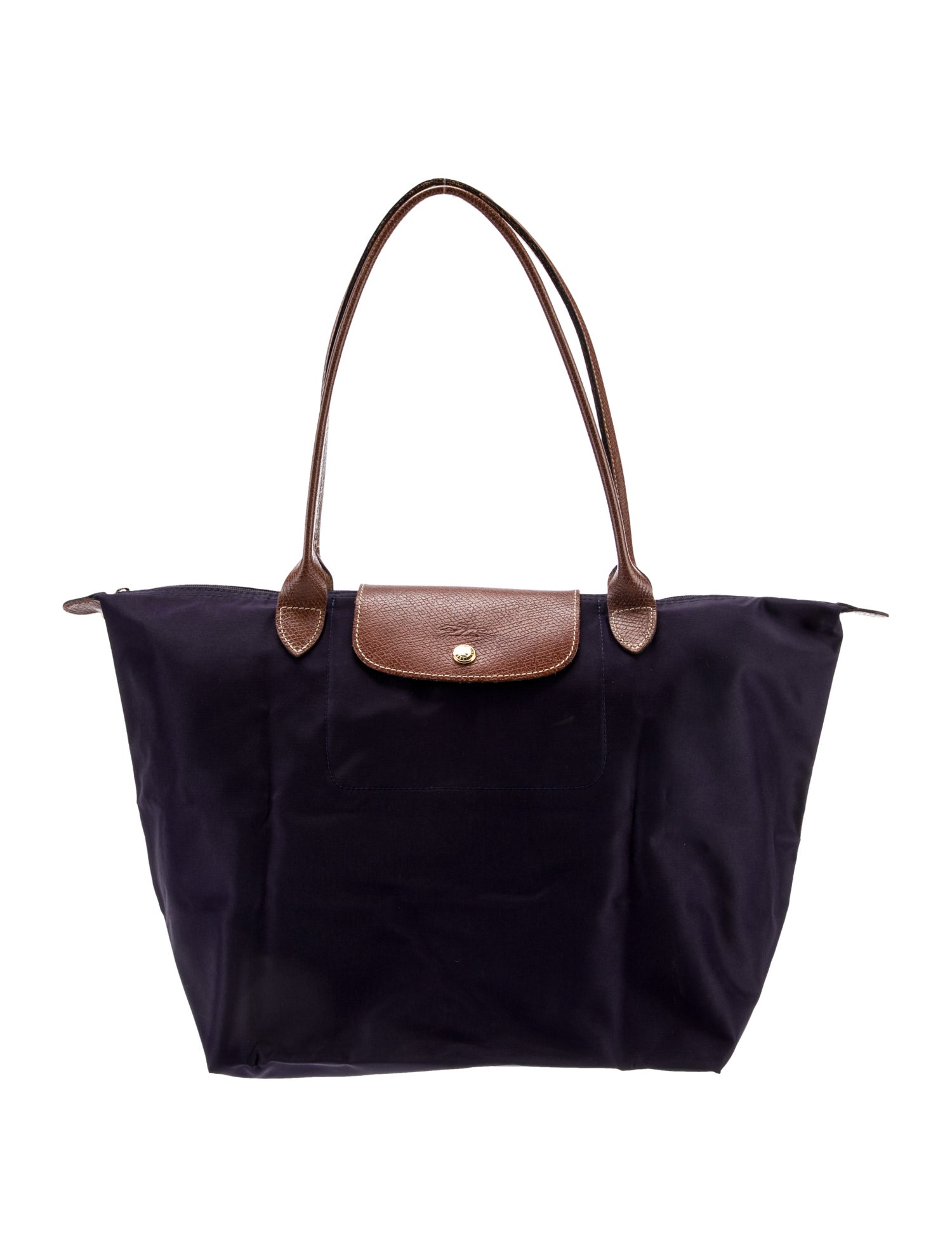 Longchamp Nylon Le Pliage Tote Bag - Blue Totes, Handbags - WL874442 ...