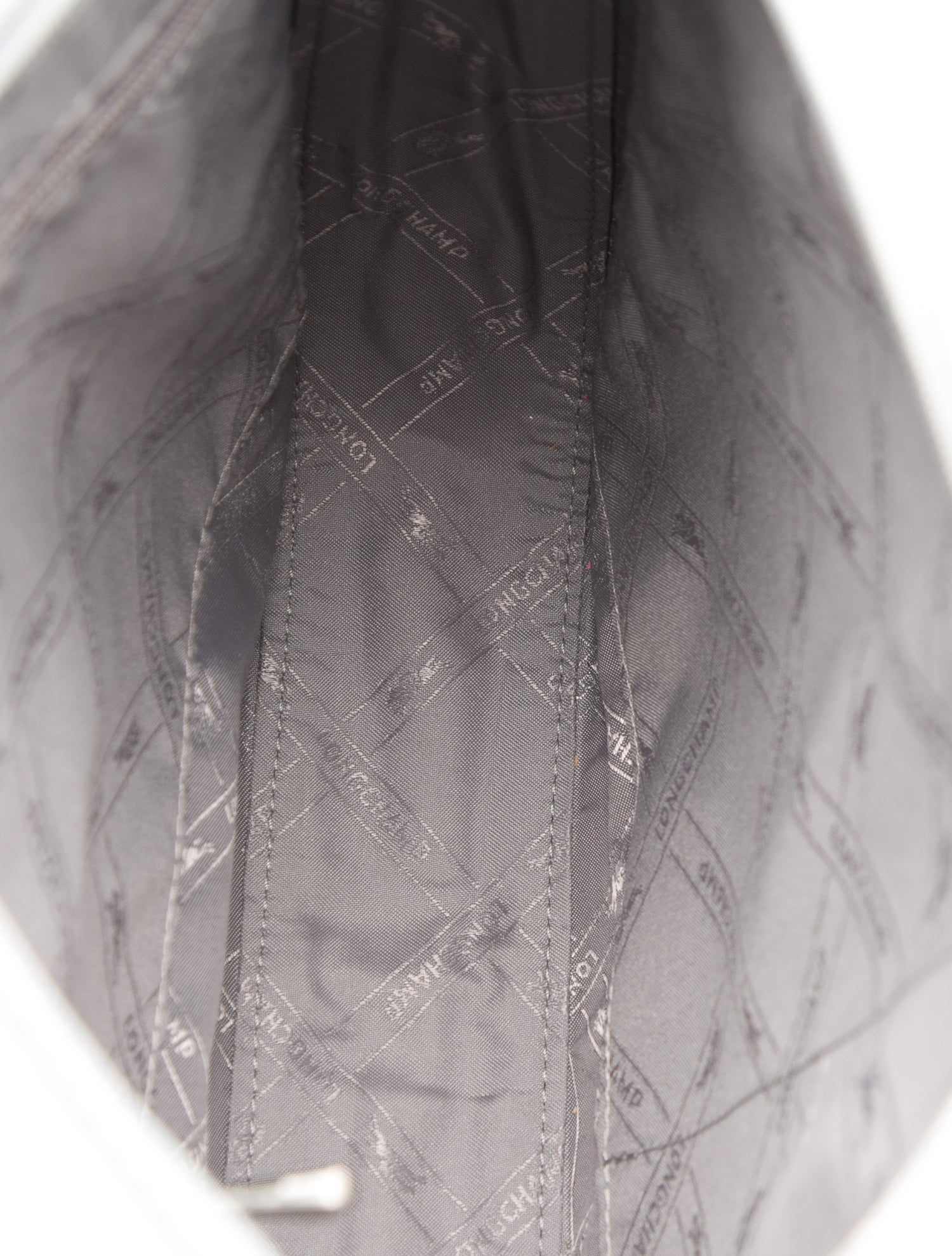 Longchamp Leather Crossbody Bag - Grey Shoulder Bags, Handbags ...