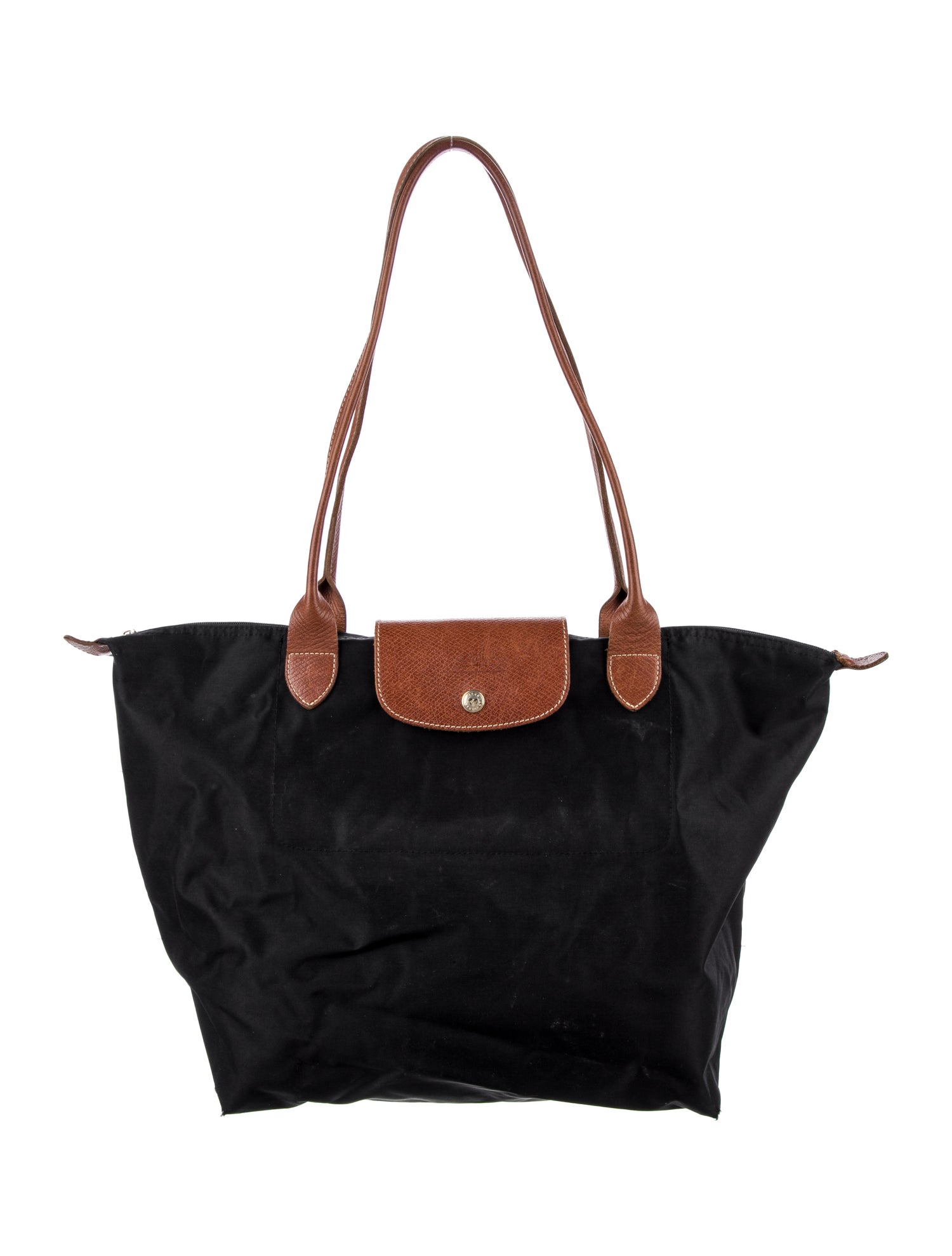 Longchamp Nylon Shoulder Bag - Black Shoulder Bags, Handbags - WL875524 ...