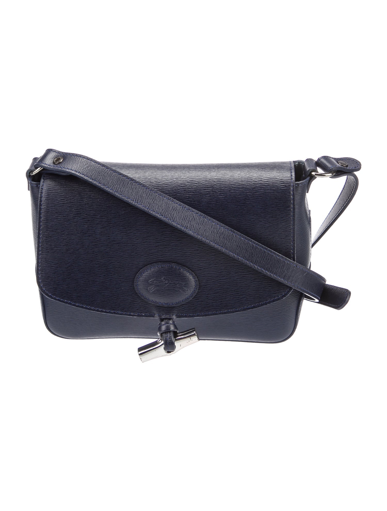Longchamp Leather Crossbody Bag - Blue Crossbody Bags, Handbags ...