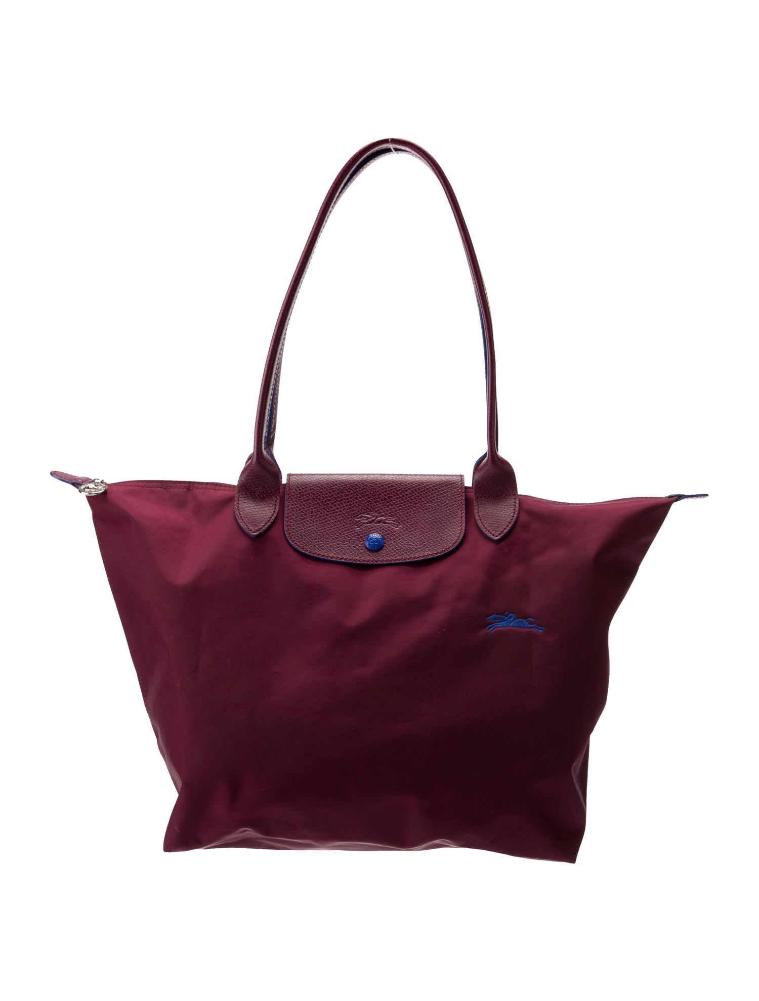Longchamp Nylon Shoulder Bag - Burgundy Shoulder Bags, Handbags ...