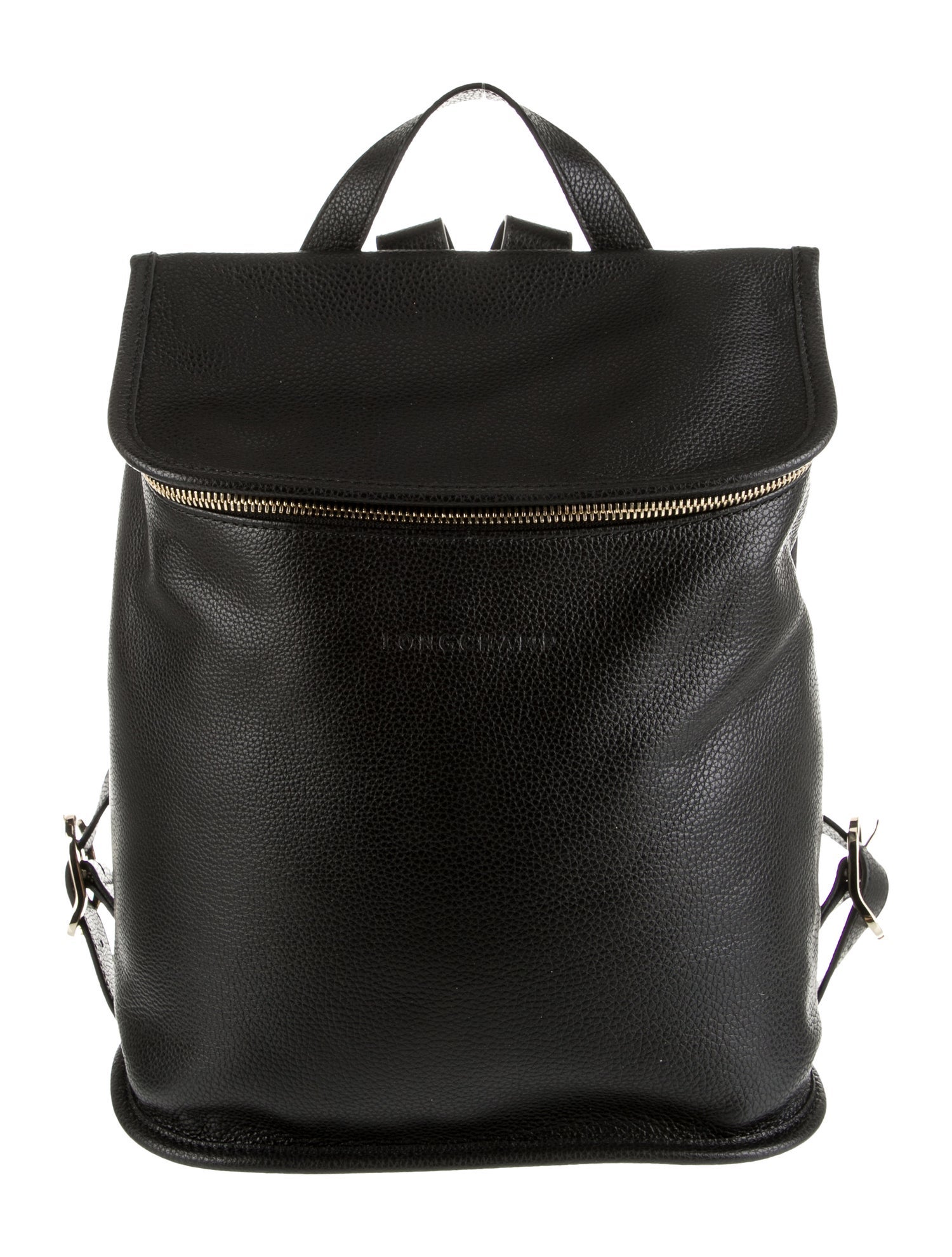 Longchamp Solid Leather Backpack - Black Backpacks, Handbags - WL876212 ...