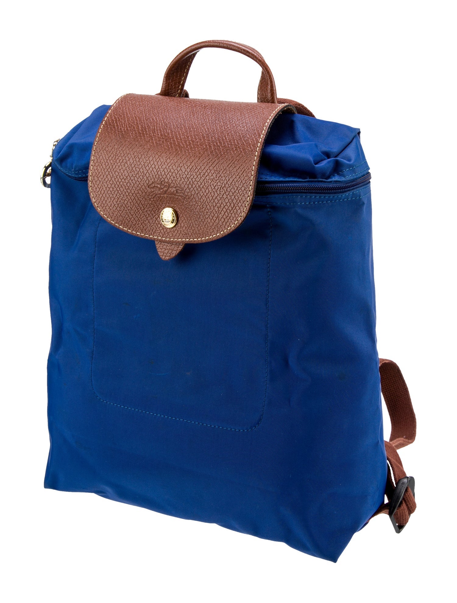 Longchamp Le Pliage Sac A Dos Backpack - Blue Backpacks, Handbags ...