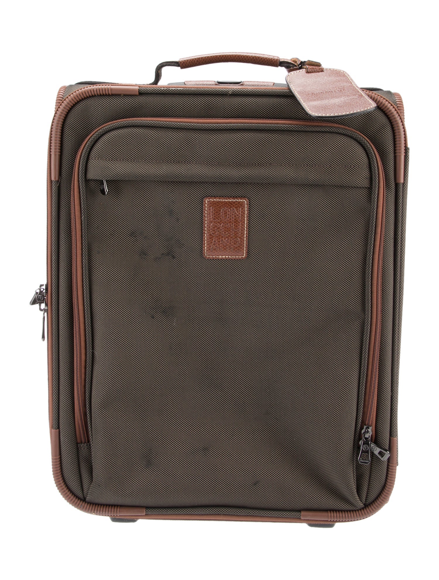 Longchamp Canvas Luggage Bag - Green Suitcases, Luggage - WL876586 ...