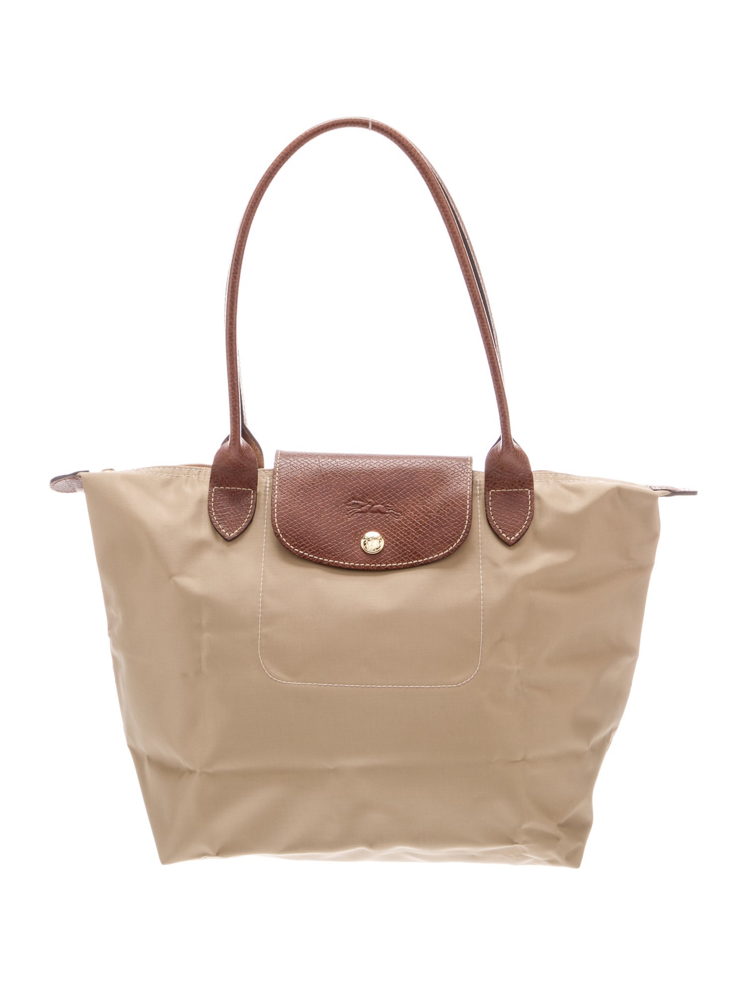 Longchamp Nylon Foldable Tote - Neutrals Totes, Handbags - WL876588 ...