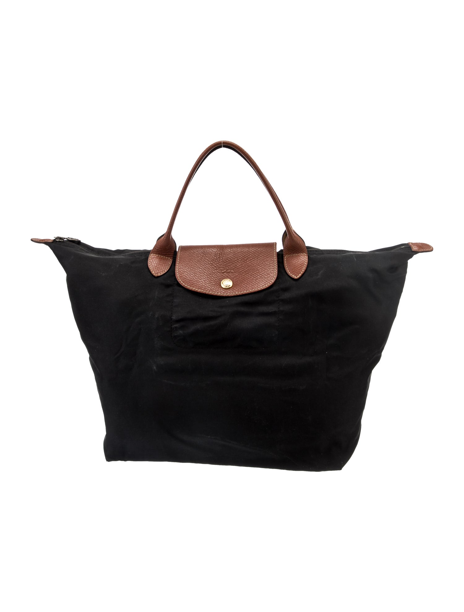 Longchamp Nylon tote bag - Black Totes, Handbags - WL877385 | The RealReal