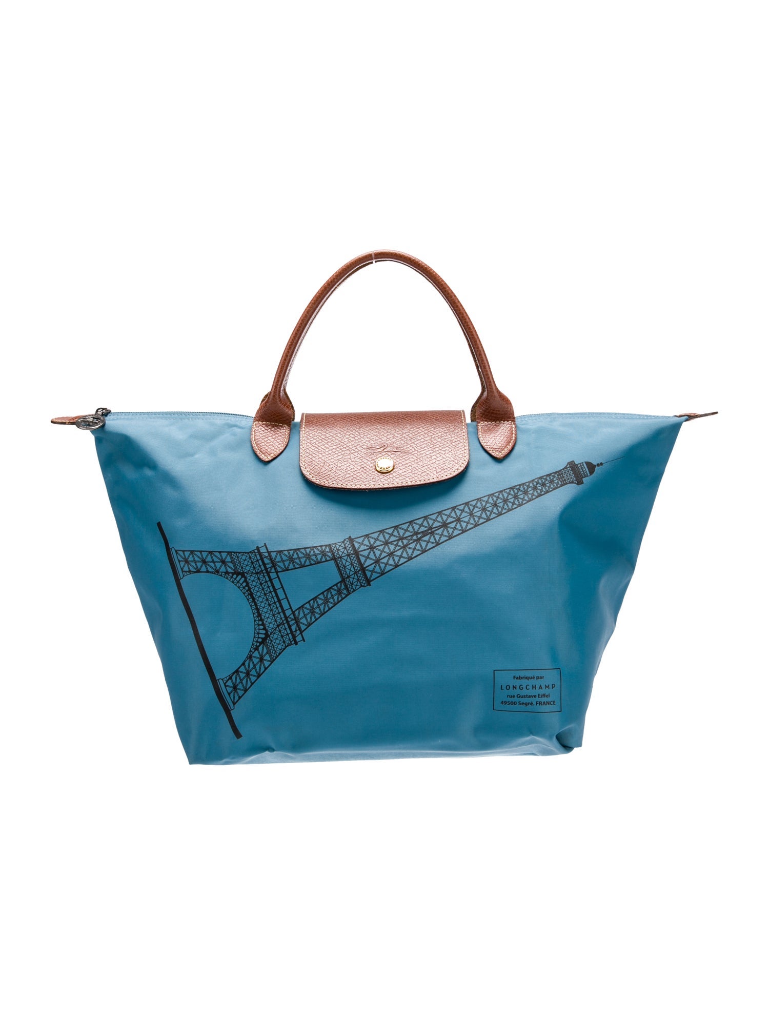 Longchamp Nylon Tote - Blue Totes, Handbags - WL878036 | The RealReal