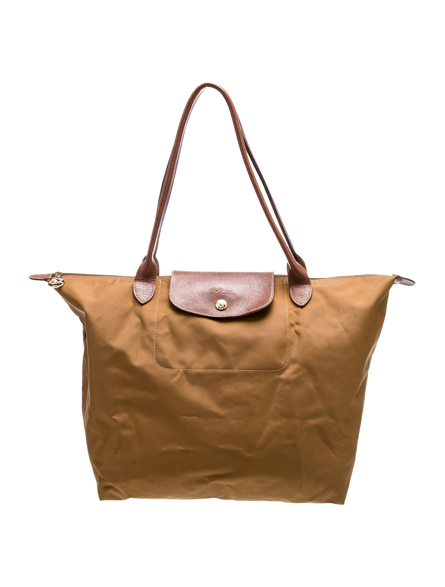 Longchamp nylon tote bag - White Totes, Handbags - WL876744 | The RealReal