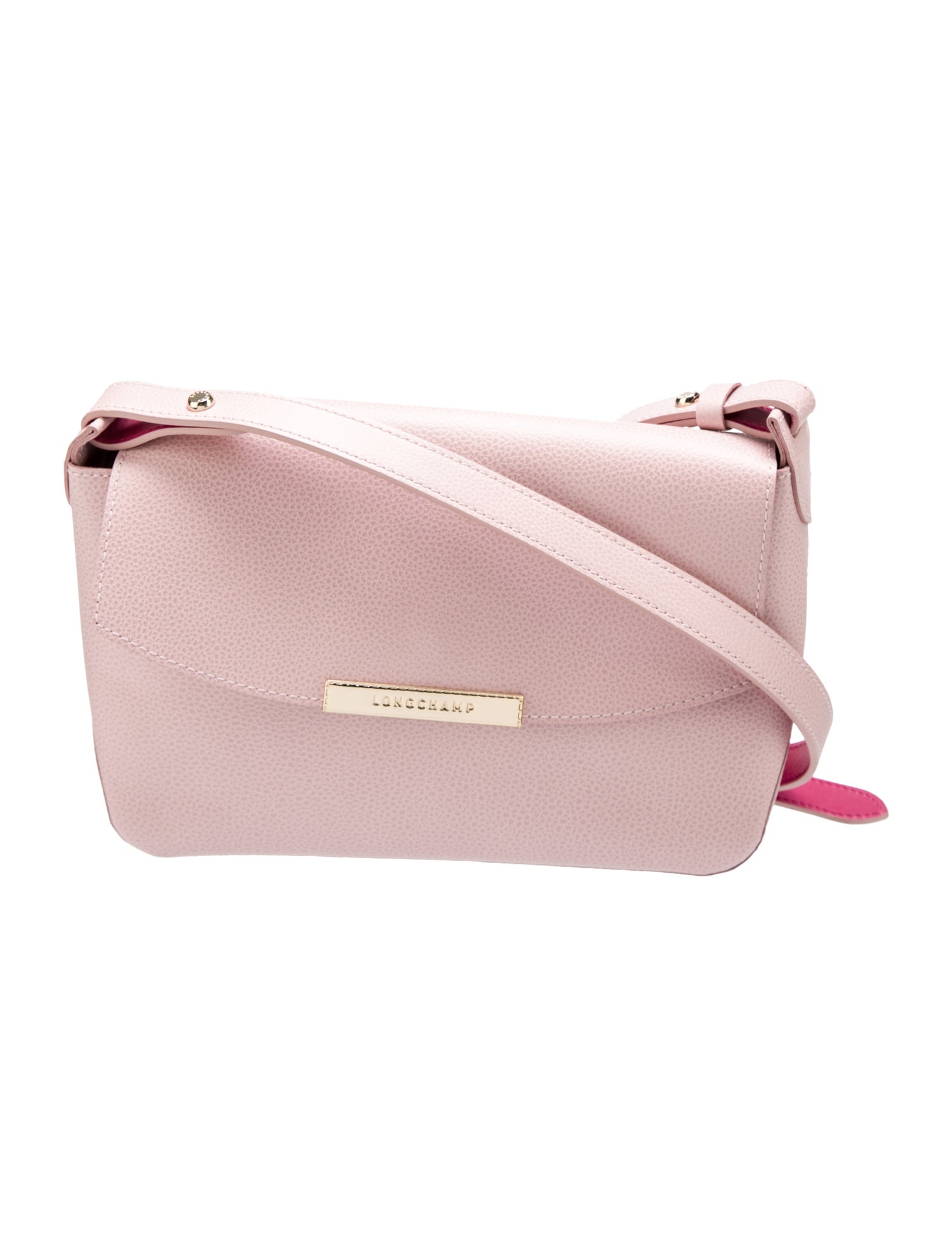 Longchamp Leather Crossbody Bag - Pink Crossbody Bags, Handbags ...