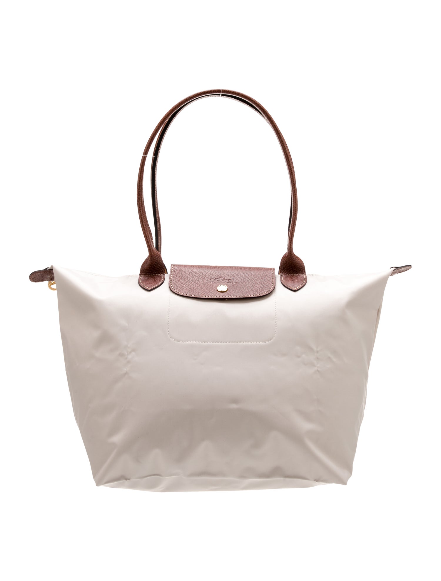 Longchamp nylon tote bag - White Totes, Handbags - WL876744 | The RealReal