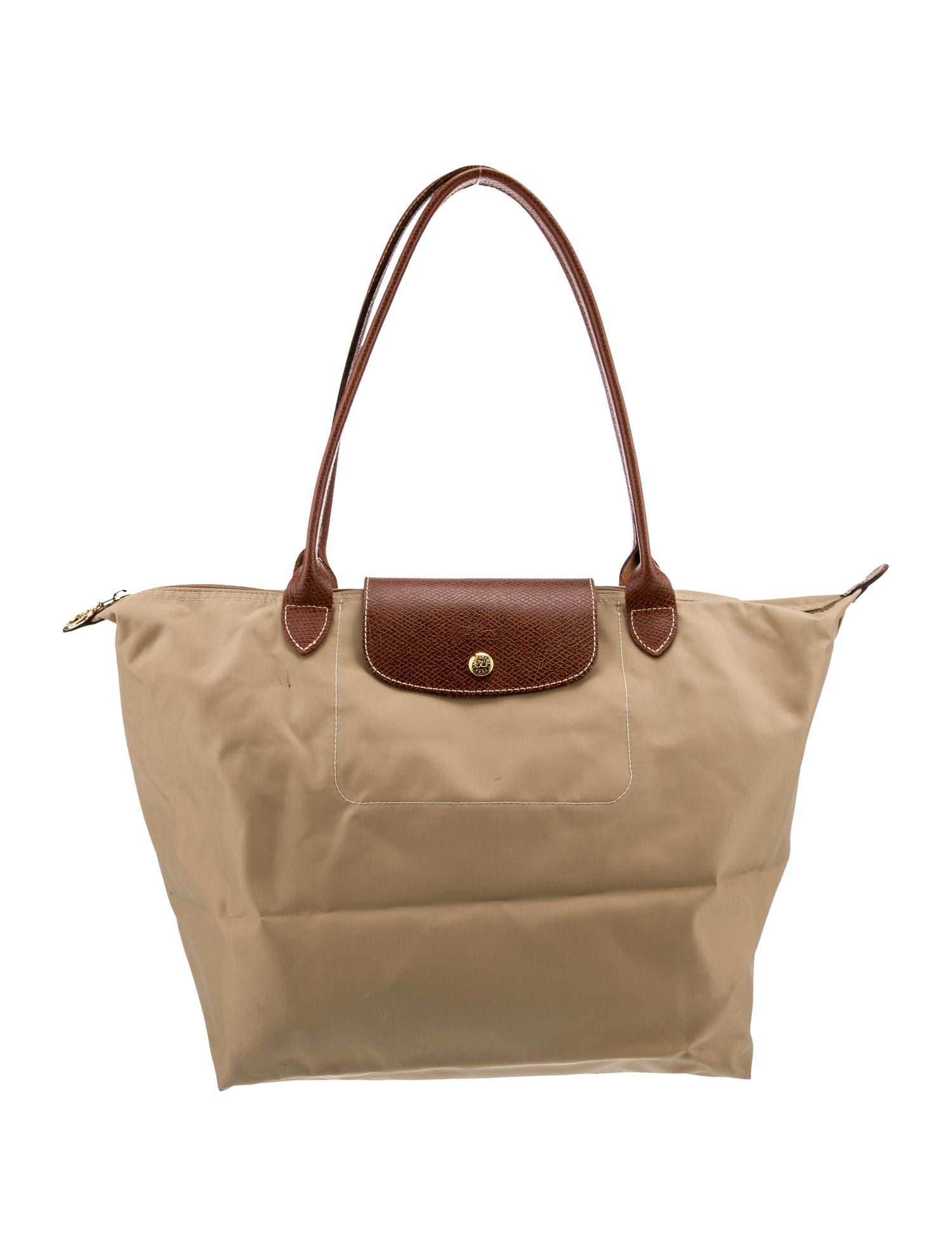 Longchamp nylon tote bag - White Totes, Handbags - WL876744 | The RealReal