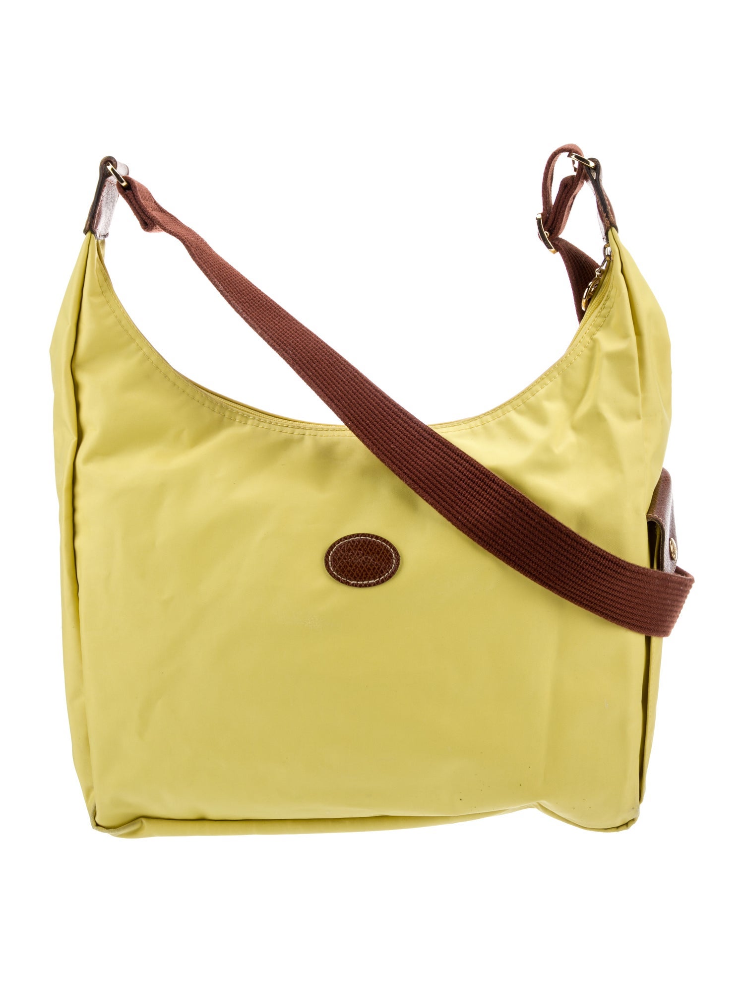 Longchamp Nylon Hobo - Yellow Crossbody Bags, Handbags - WL880228 | The ...