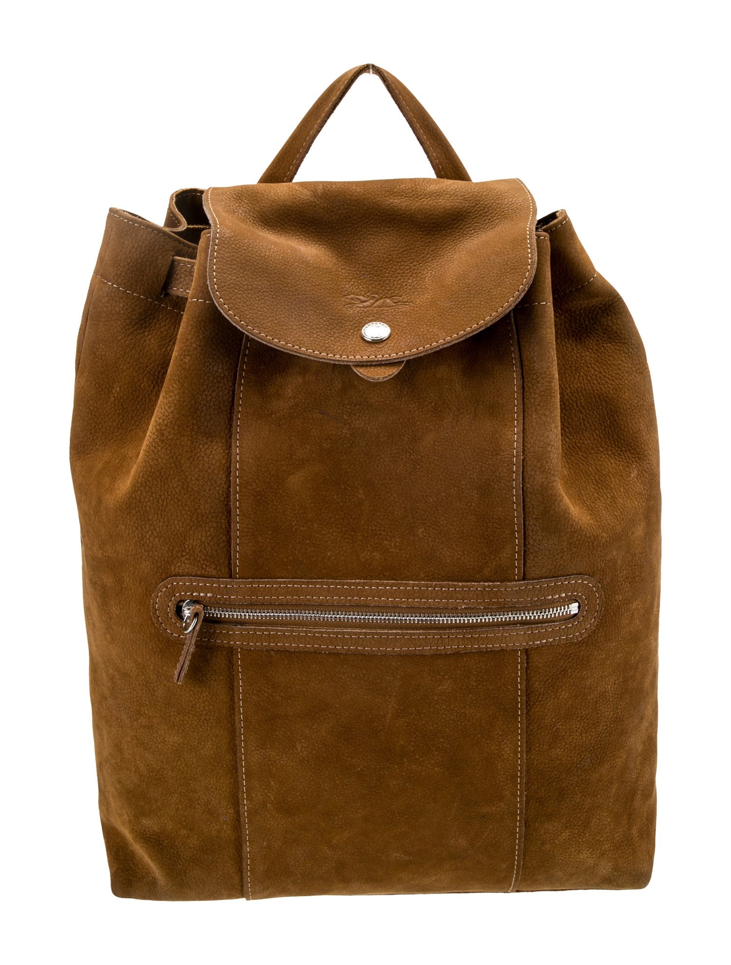 Longchamp Suede Backpack - Green Backpacks, Handbags - WL880252 | The ...