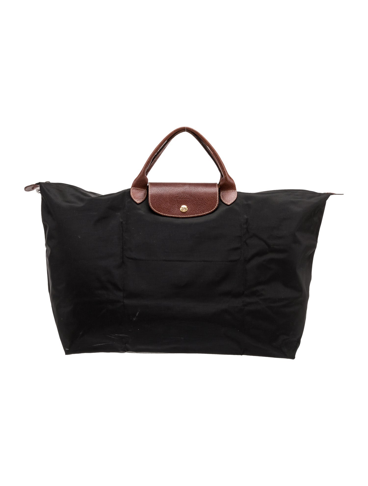 Longchamp Nylon Weekender Bag - Black Totes, Handbags - WL880489 | The ...
