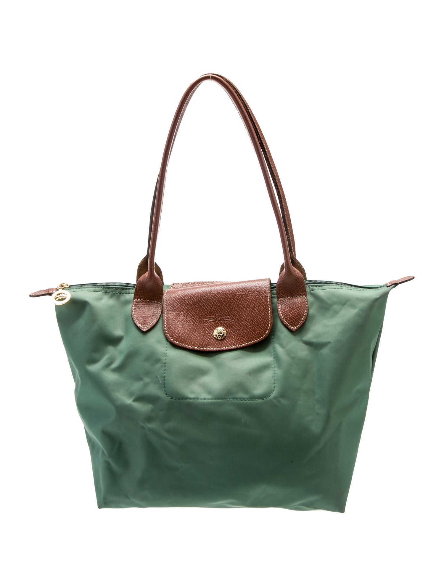 Longchamp Nylon Shoulder Bag - Green Shoulder Bags, Handbags - WL880746 ...