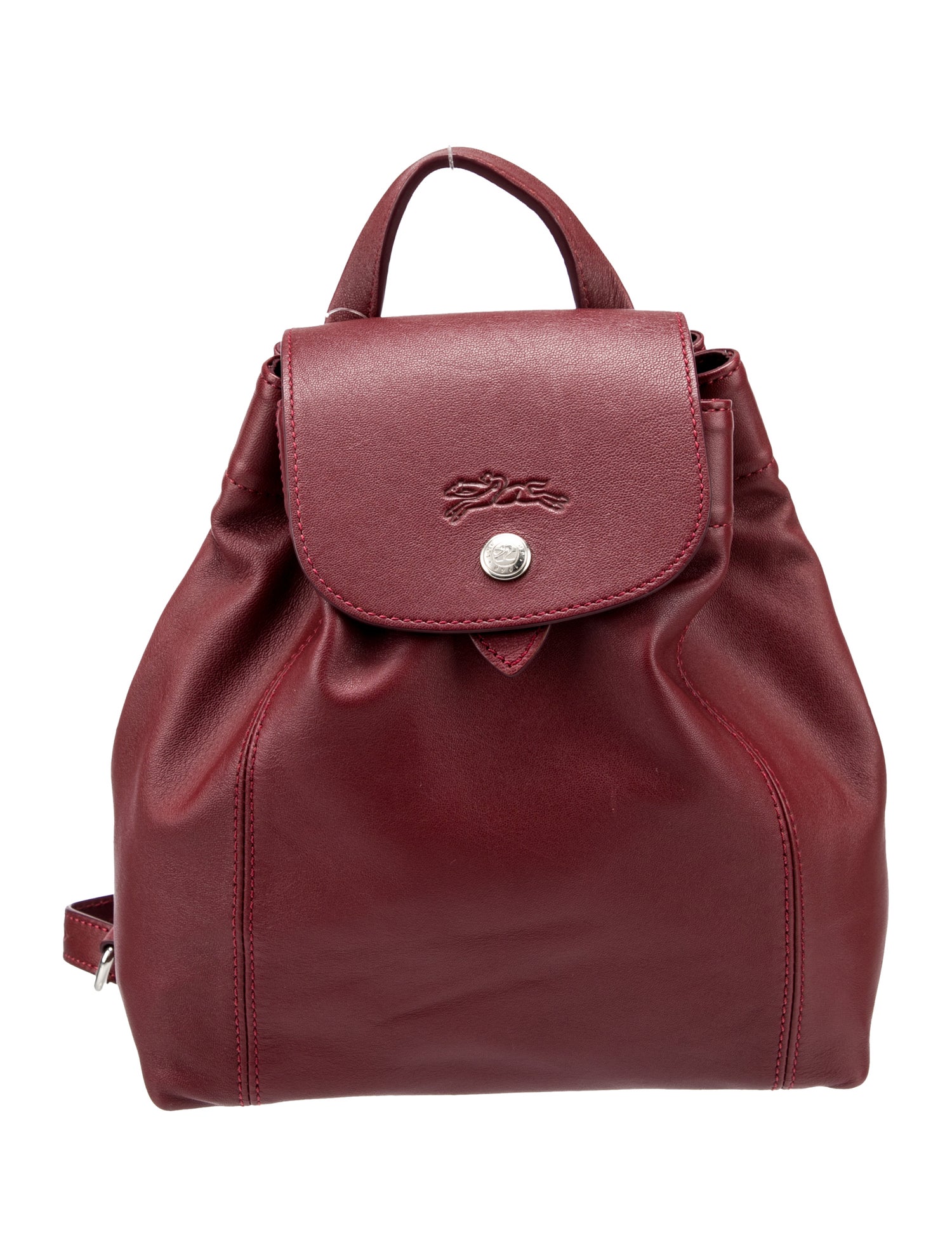 Longchamp Leather Backpack - Red Backpacks, Handbags - WL881005 | The ...