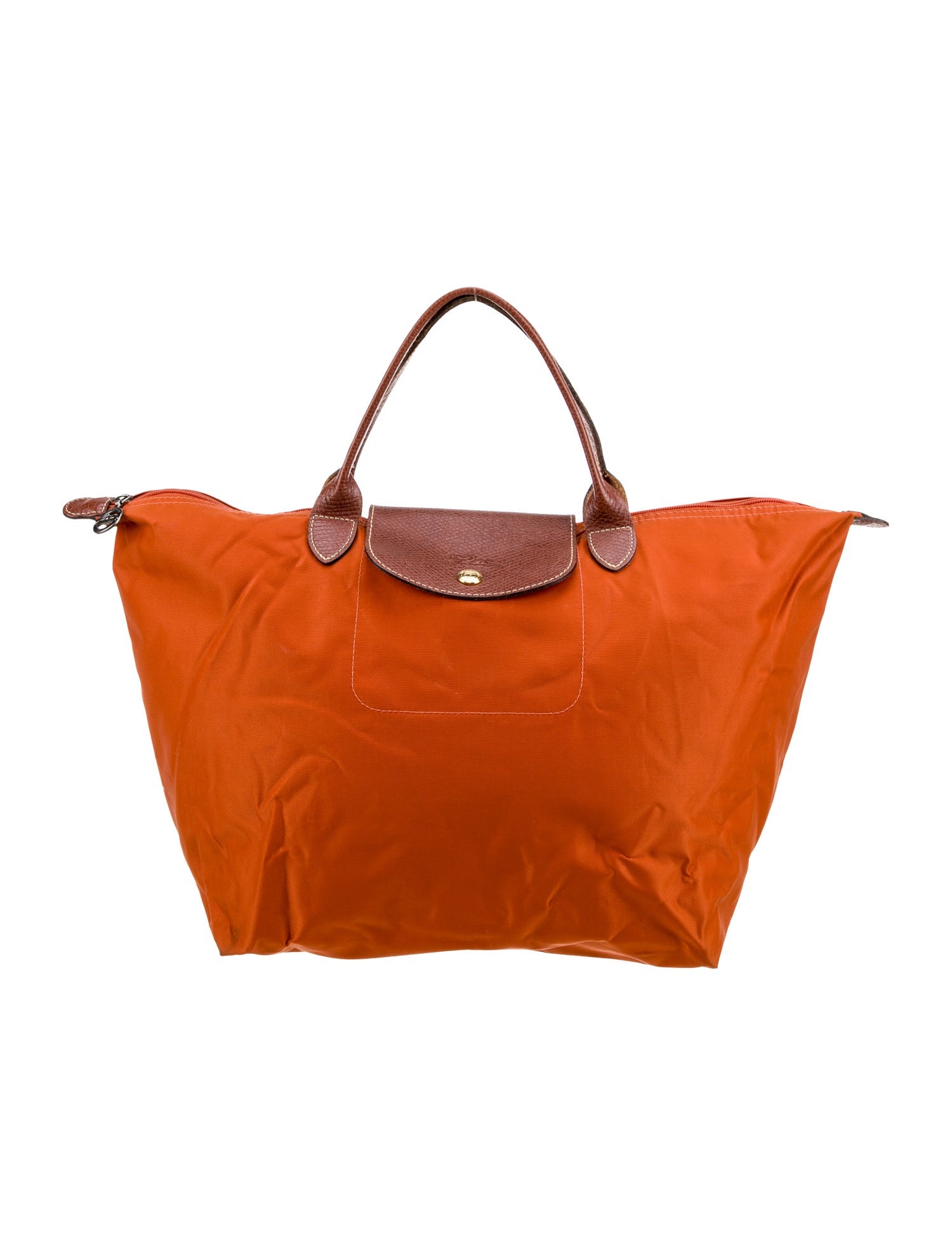Longchamp Nylon Weekender Bag - Orange Totes, Handbags - WL882454 | The ...
