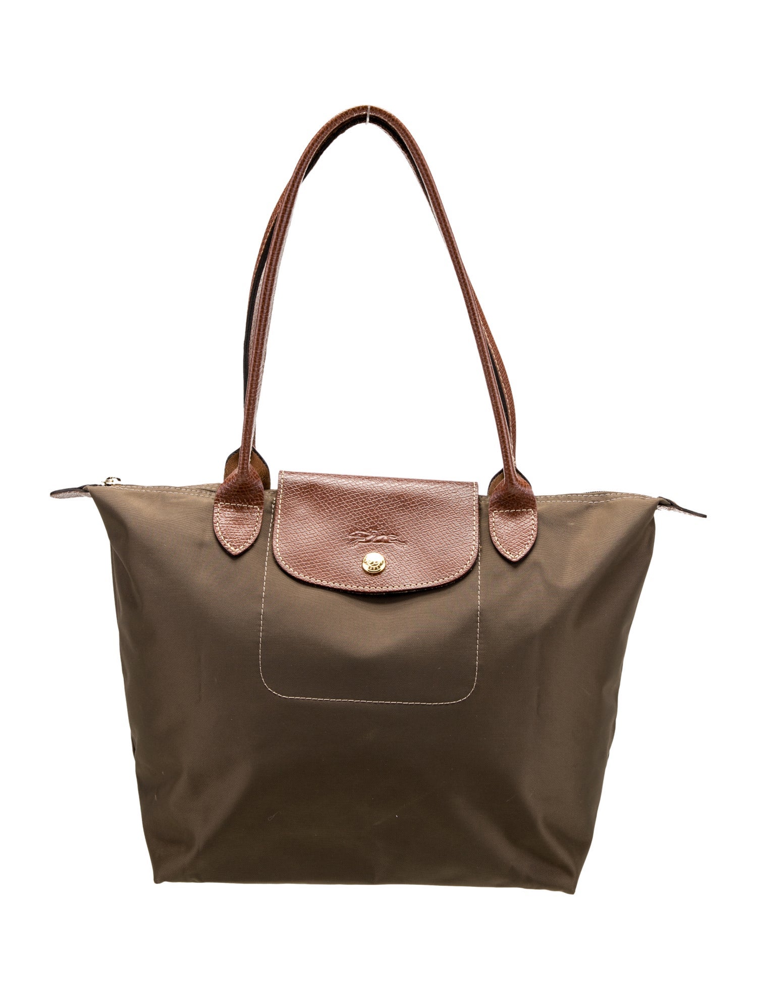 Longchamp Nylon Shoulder Bag - Brown Shoulder Bags, Handbags - WL882817 ...