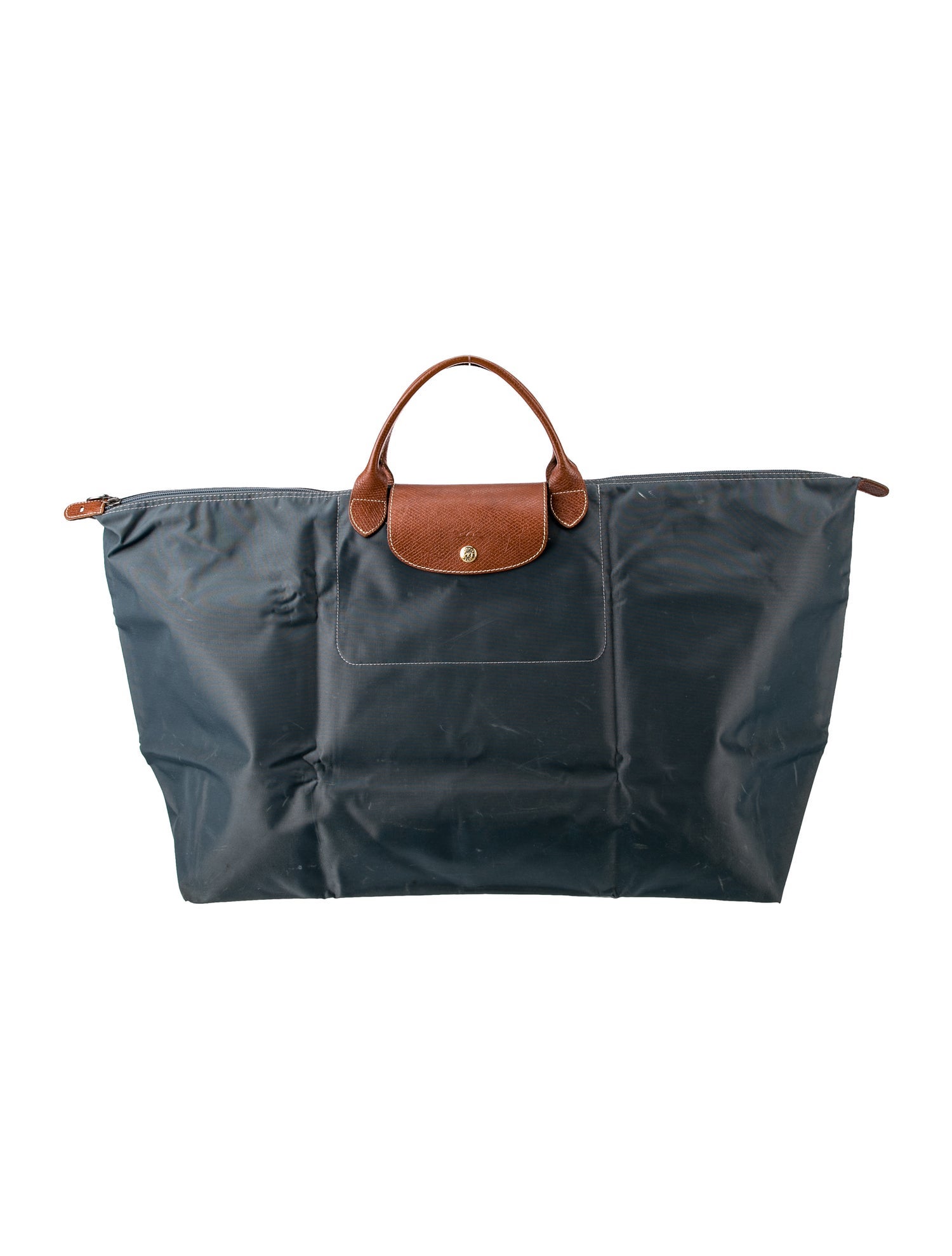 Longchamp Nylon Weekender Bag - Grey Totes, Handbags - WL883043 | The ...
