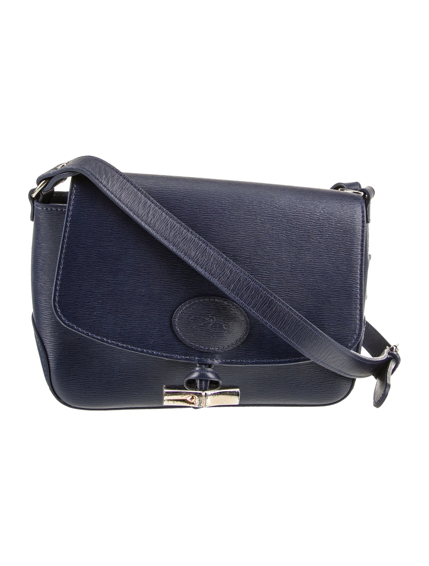 Longchamp Leather Crossbody Bag - Blue Crossbody Bags, Handbags ...