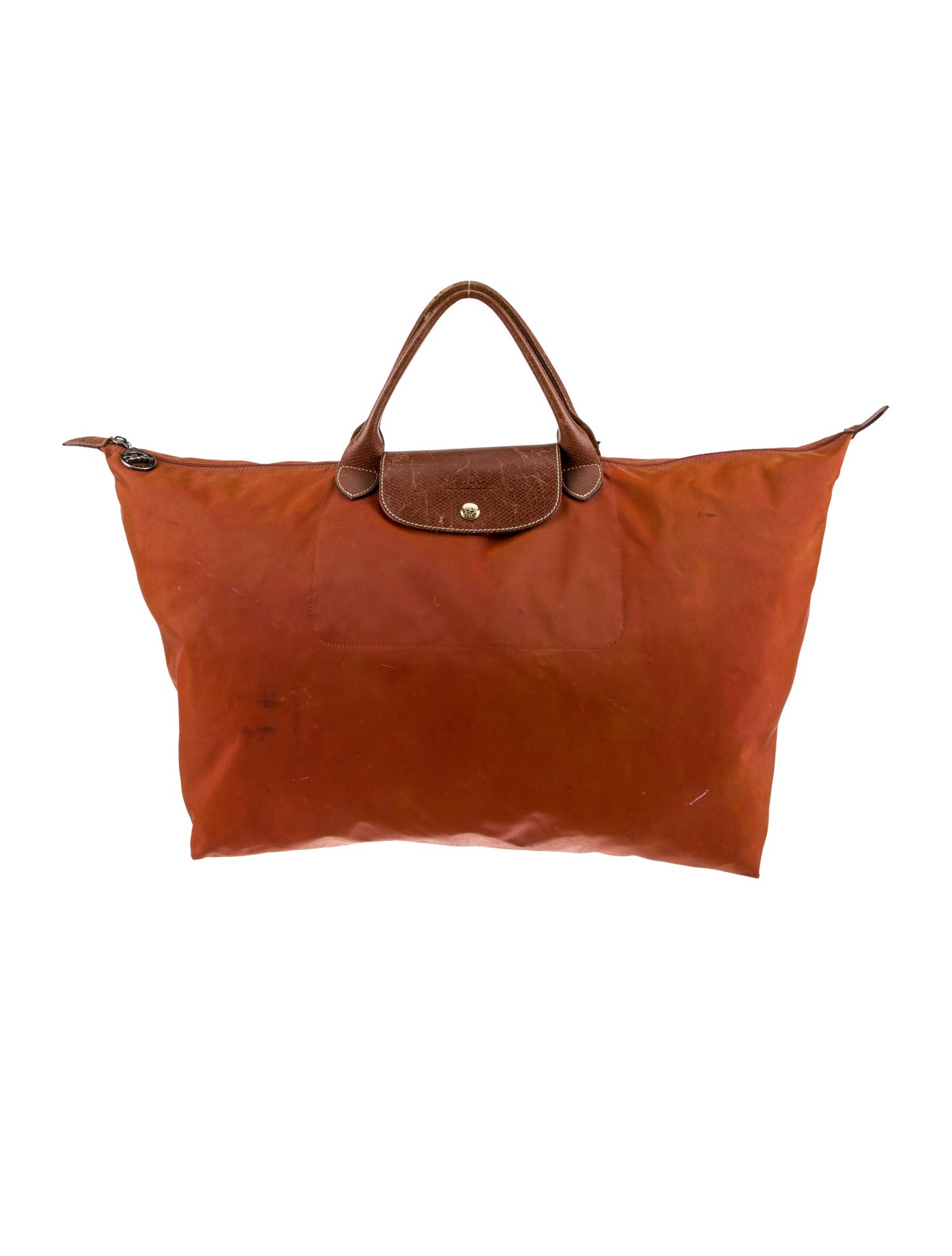 Longchamp Nylon Weekender Bag - Orange Totes, Handbags - WL883696 | The ...