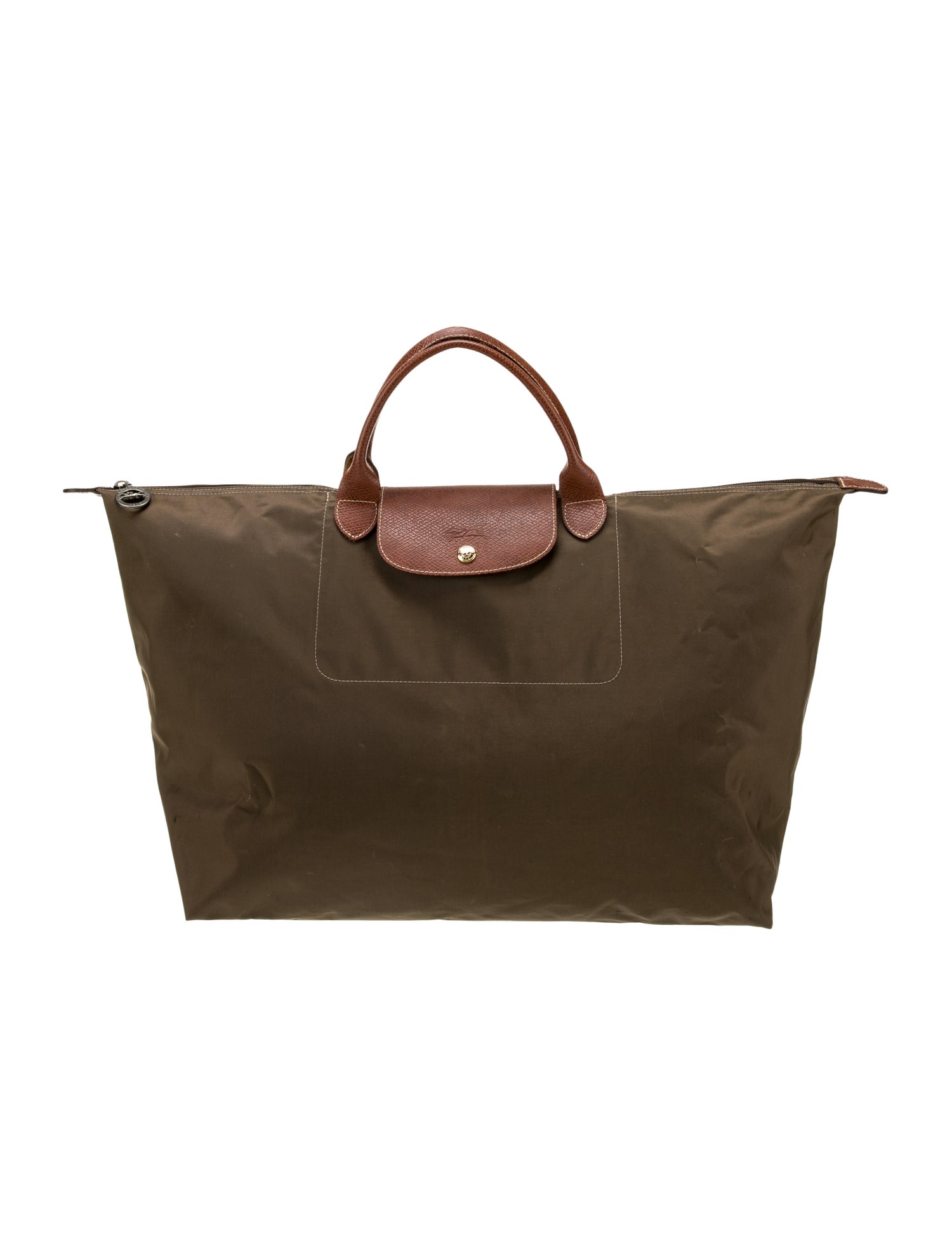 Longchamp Nylon Weekender Bag - Green Totes, Handbags - WL883749 | The ...