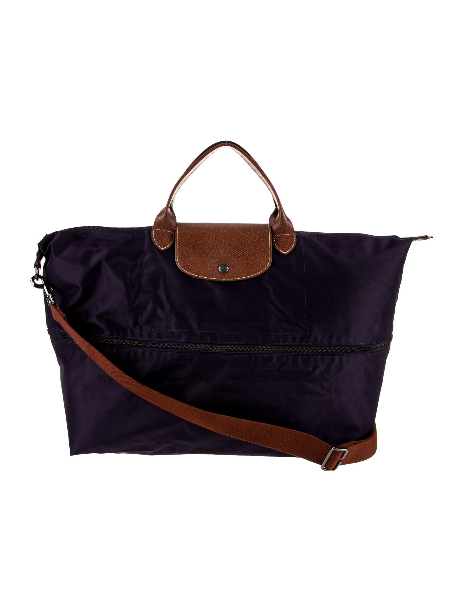Longchamp Nylon Weekender Bag - Purple Luggage and Travel, Handbags ...