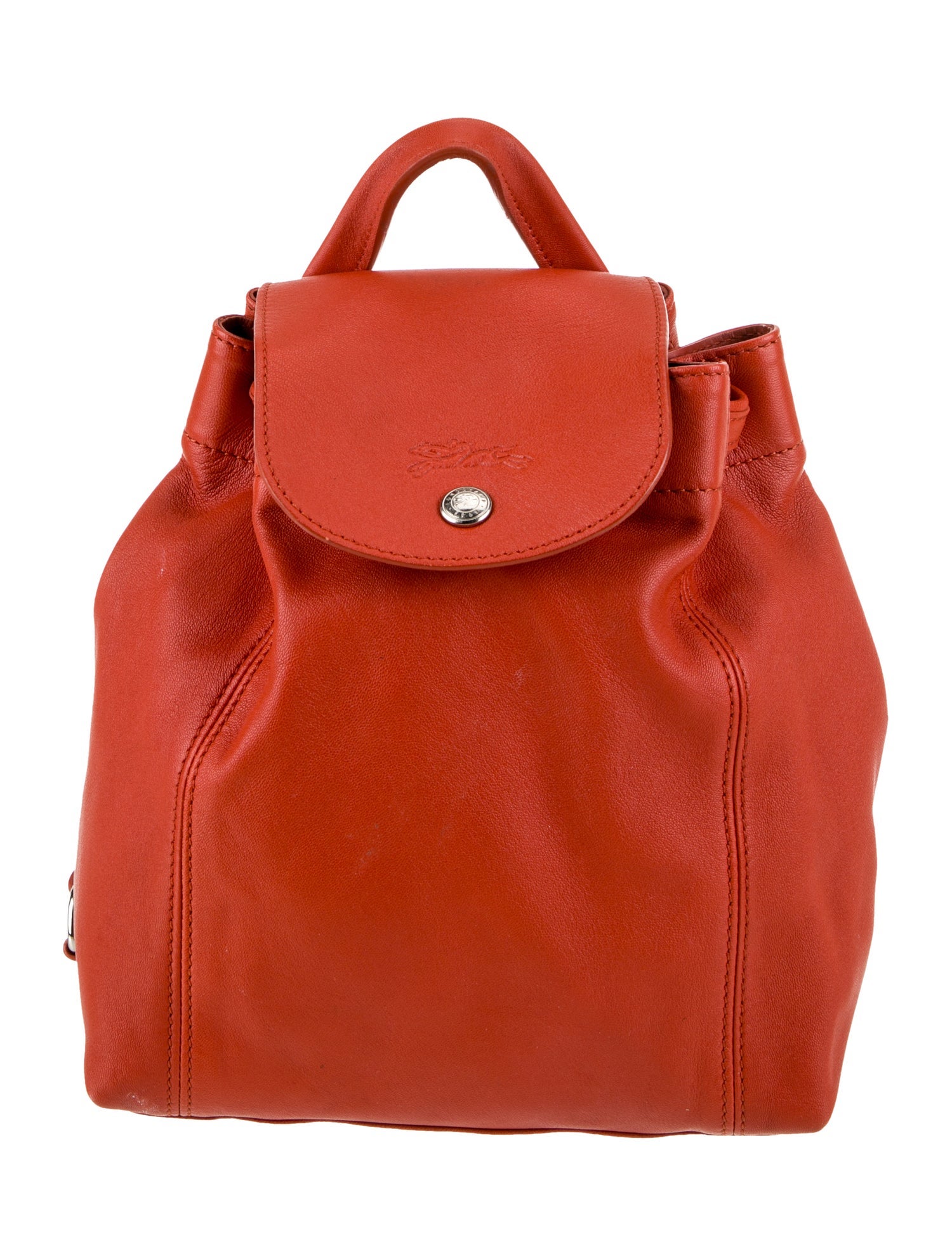 Longchamp Leather Backpack - Red Backpacks, Handbags - WL884767 | The ...