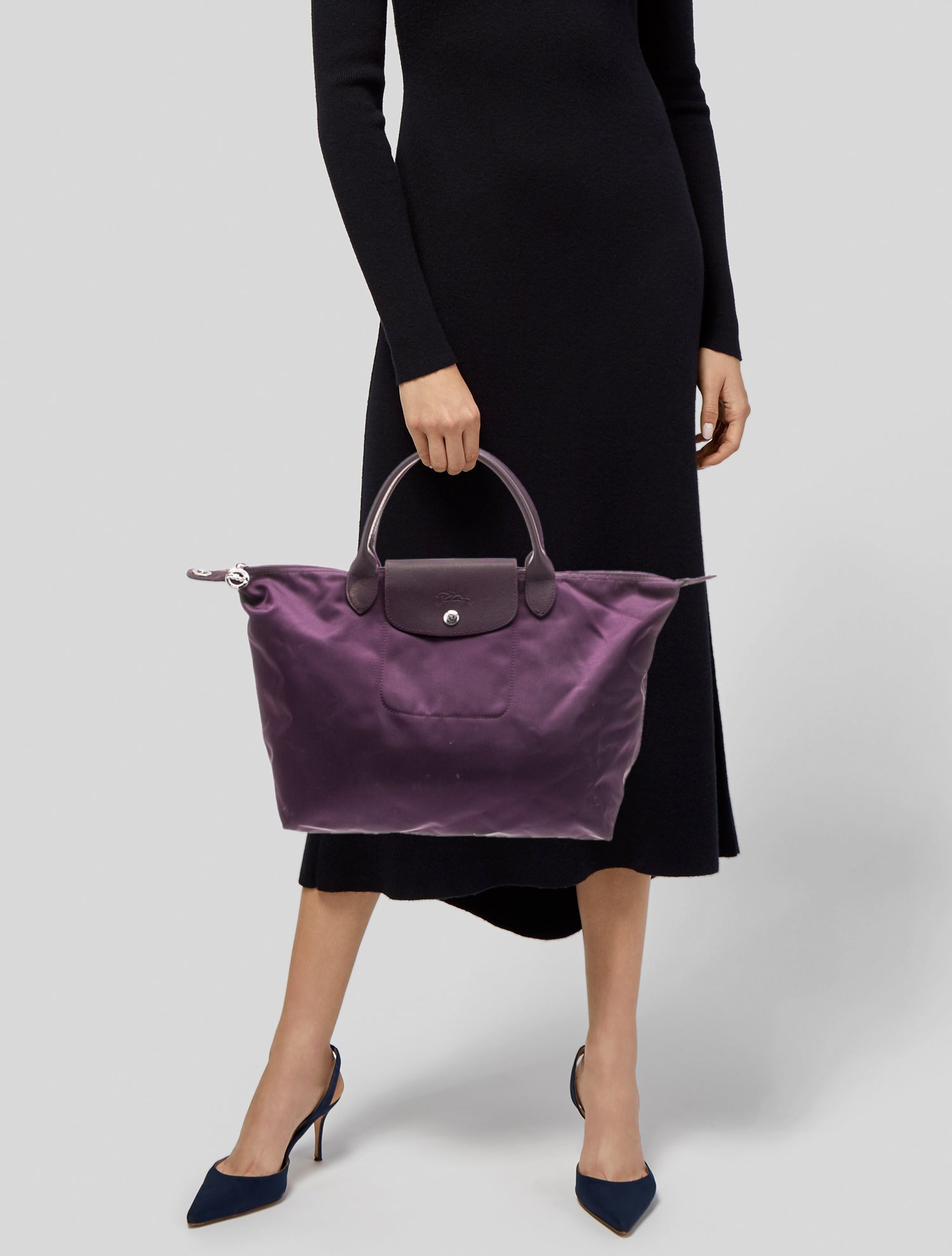 Longchamp Nylon Tote - Green Totes, Handbags - WL885067 | The RealReal