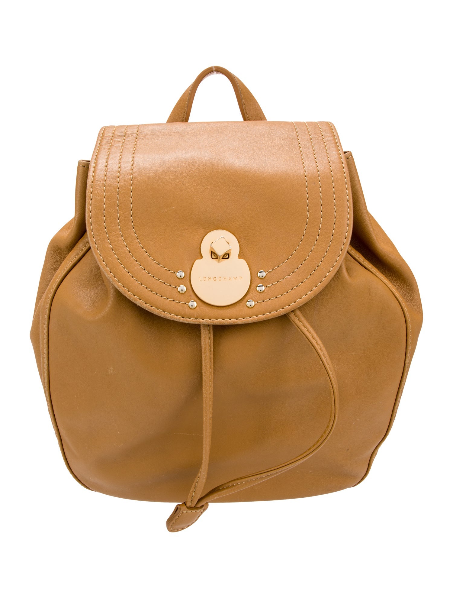 Longchamp Leather Backpack - Yellow Backpacks, Handbags - WL885285 ...