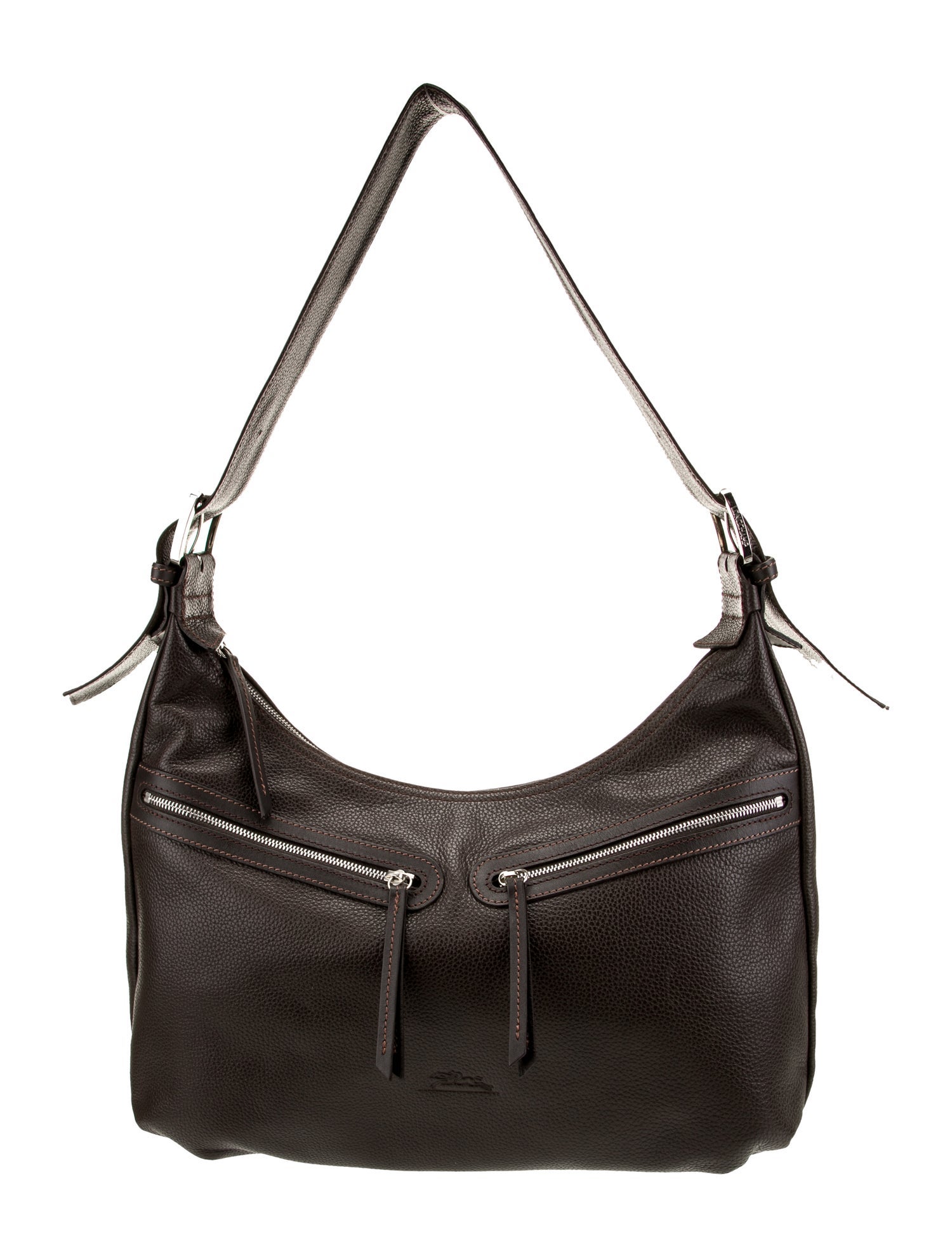 Longchamp Leather Hobo - Brown Crossbody Bags, Handbags - WL885643 ...