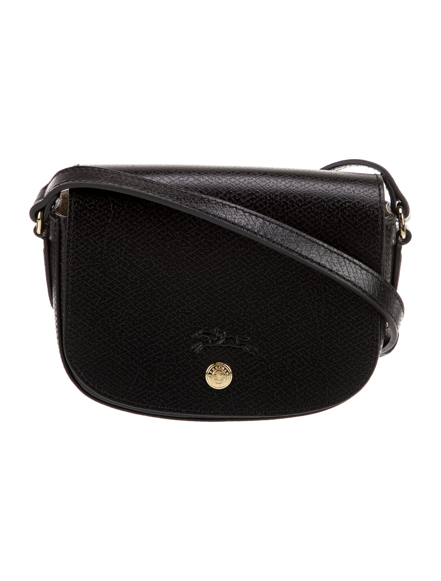 Longchamp Leather Crossbody Bag - Black Crossbody Bags, Handbags ...