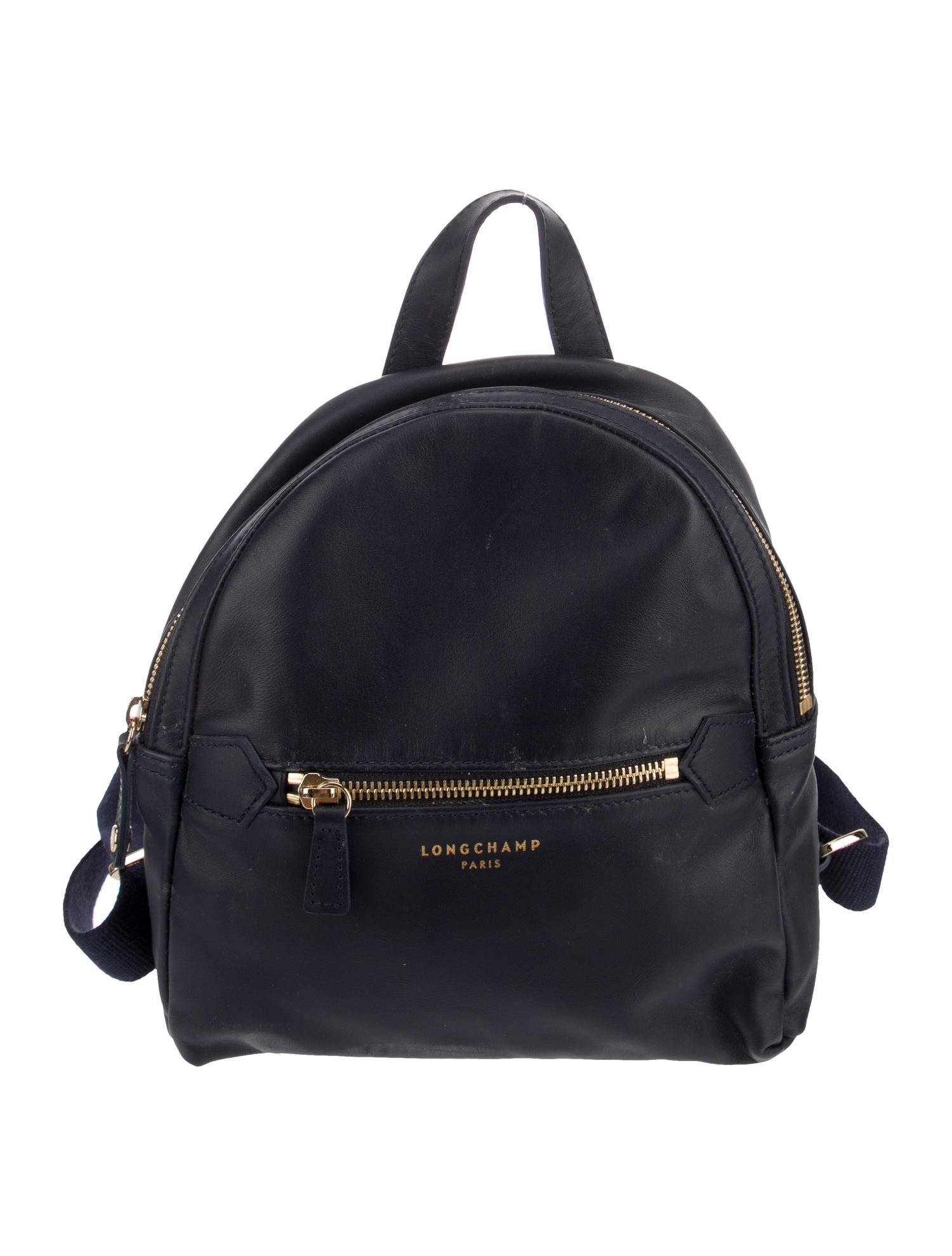 Longchamp Leather Backpack - Blue Backpacks, Handbags - WL886166 | The ...