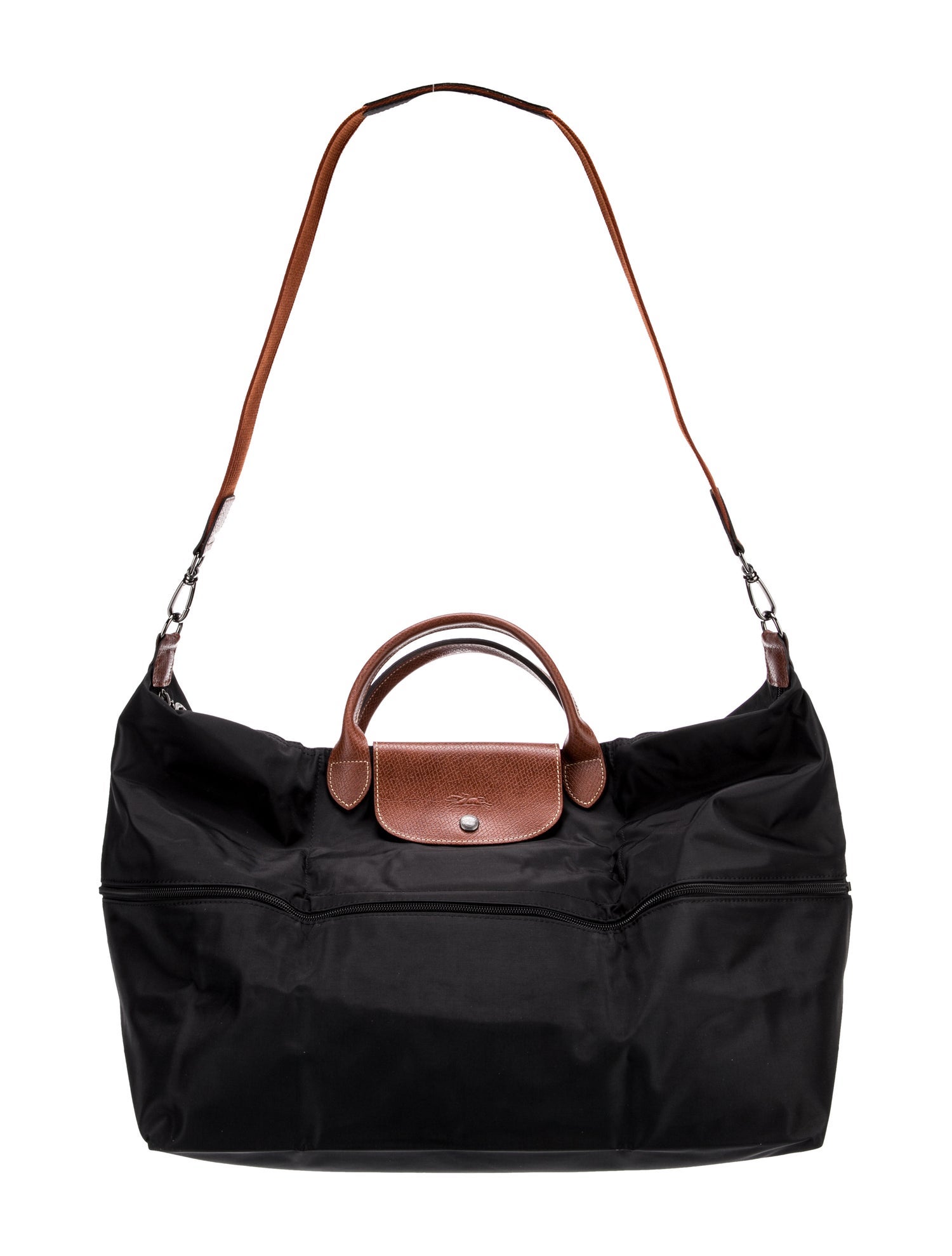 Longchamp Nylon Weekender Bag - Black Luggage and Travel, Handbags ...