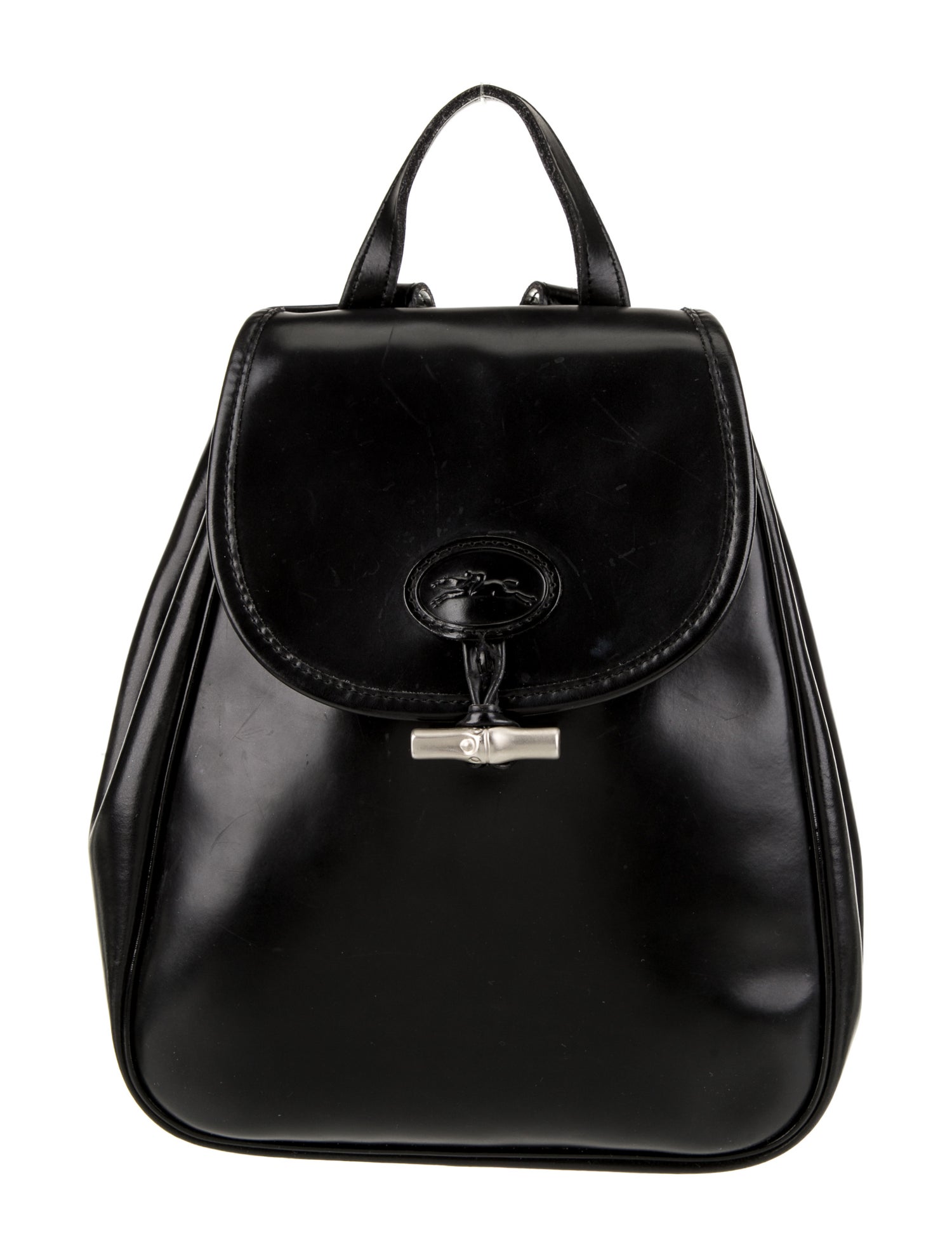 Longchamp Leather Backpack - Black Backpacks, Handbags - WL886644 | The ...