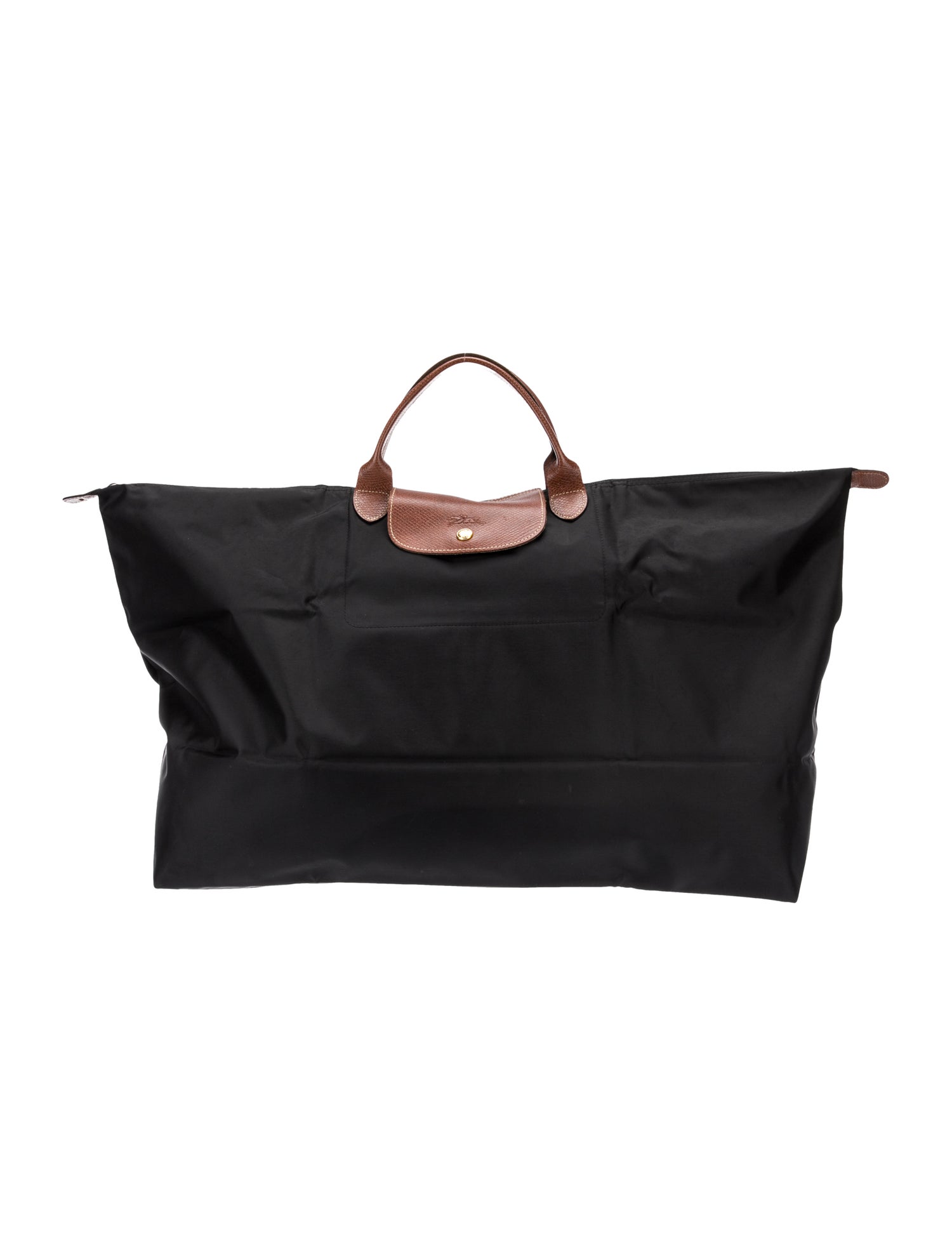 Longchamp Nylon Weekender Bag - Black Totes, Handbags - WL886904 | The ...
